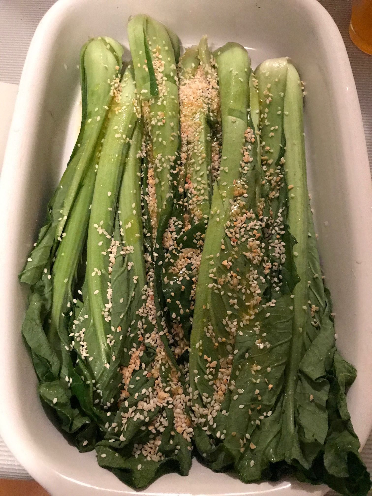 Roast choy sum | bunch