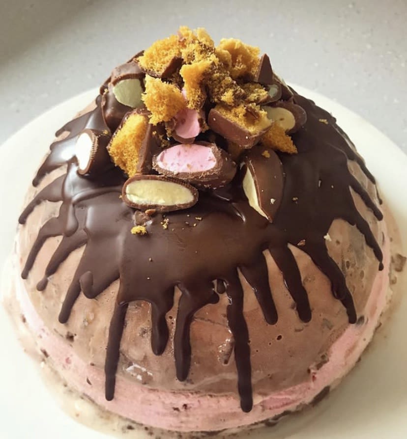 Neapolitan ice cream pudding | bunch