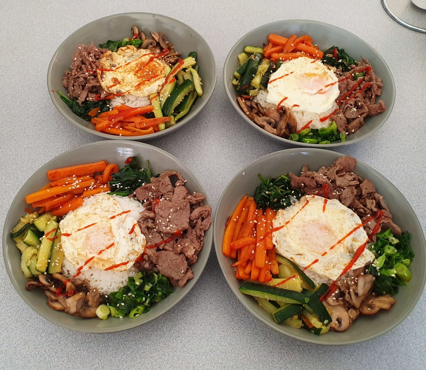 Bibimbap (Korean beef rice bowl) | bunch