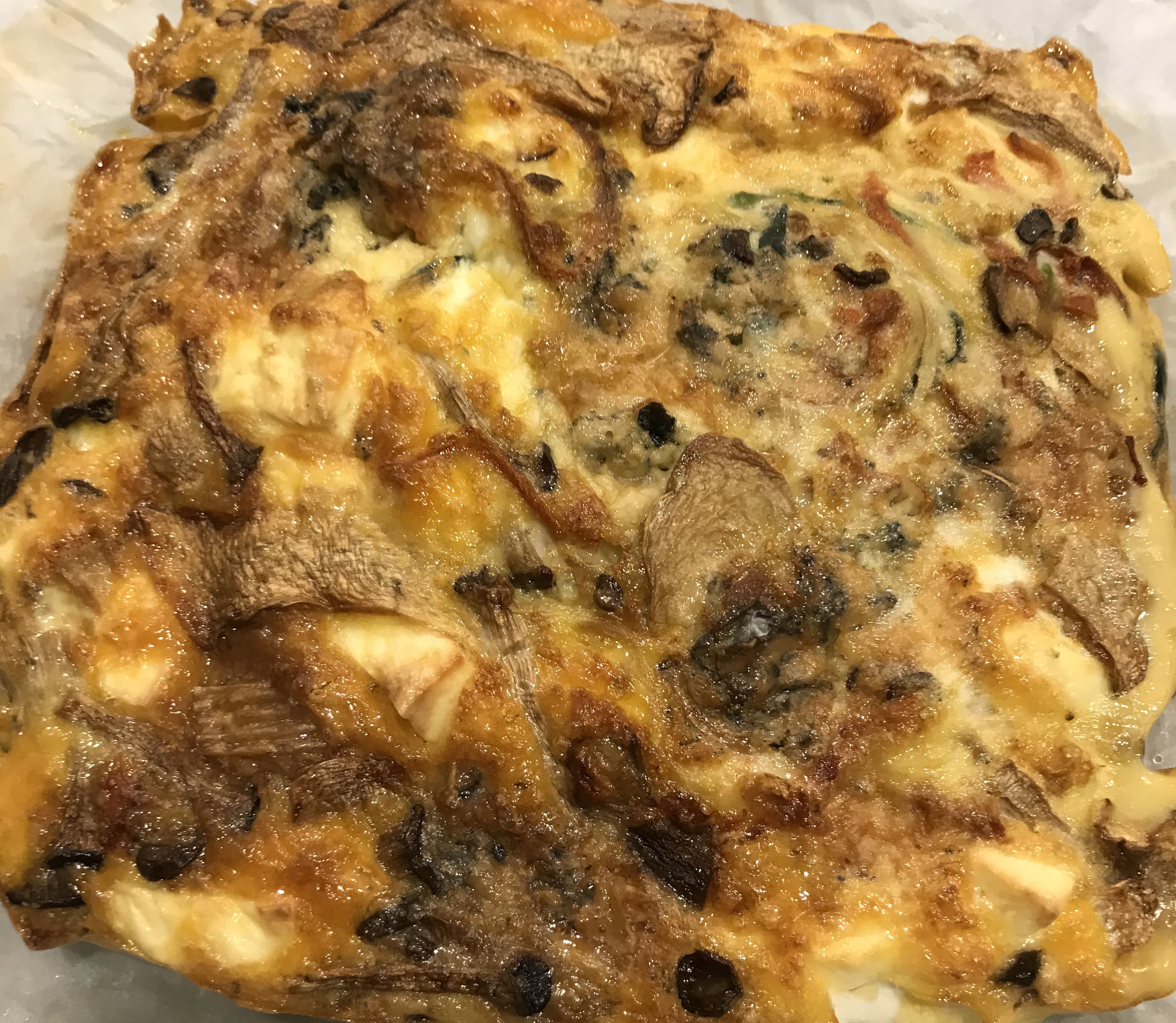 Crustless Veggie quiche (gf) | bunch