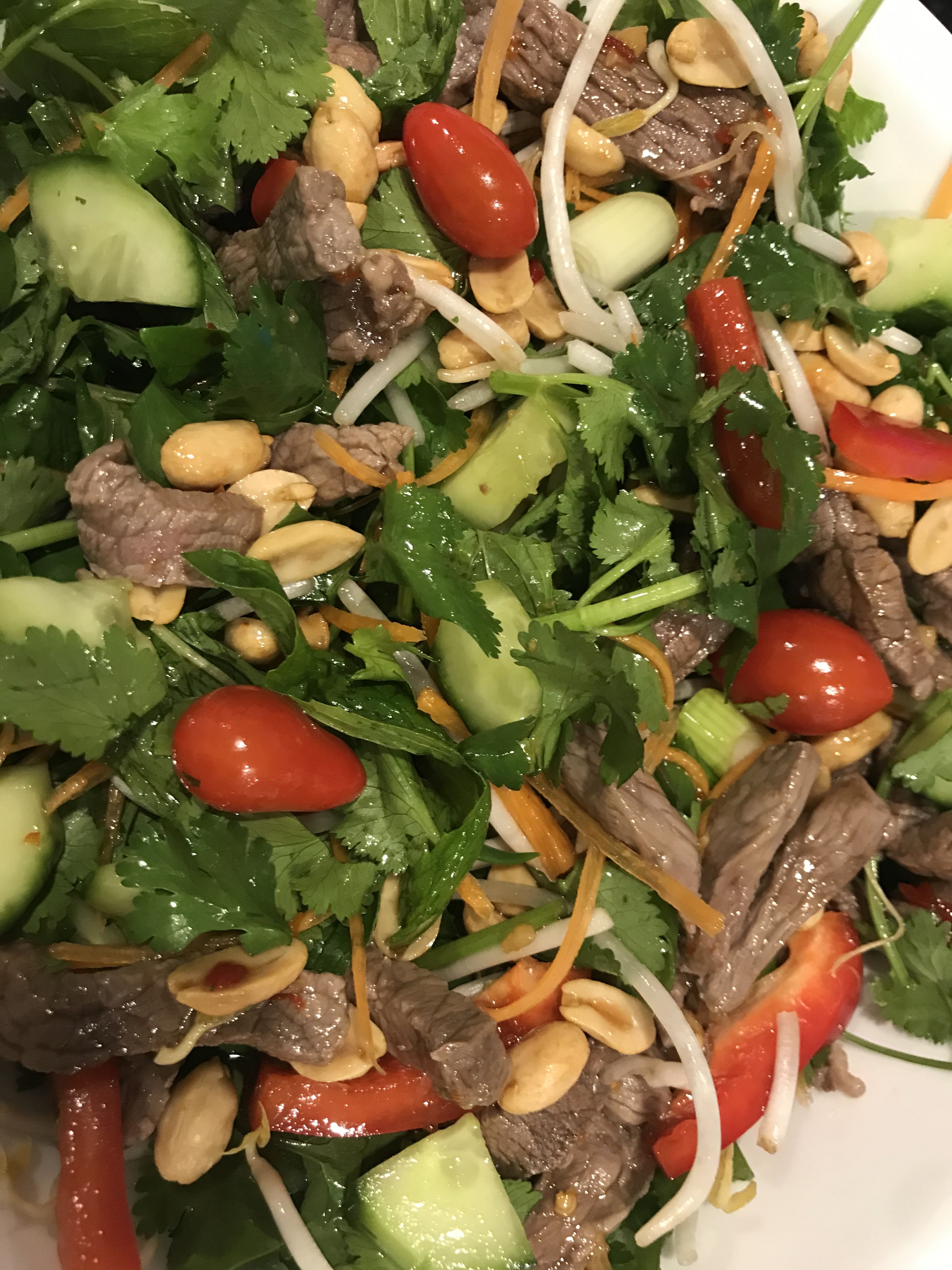 Asian Style Beef Salad | bunch