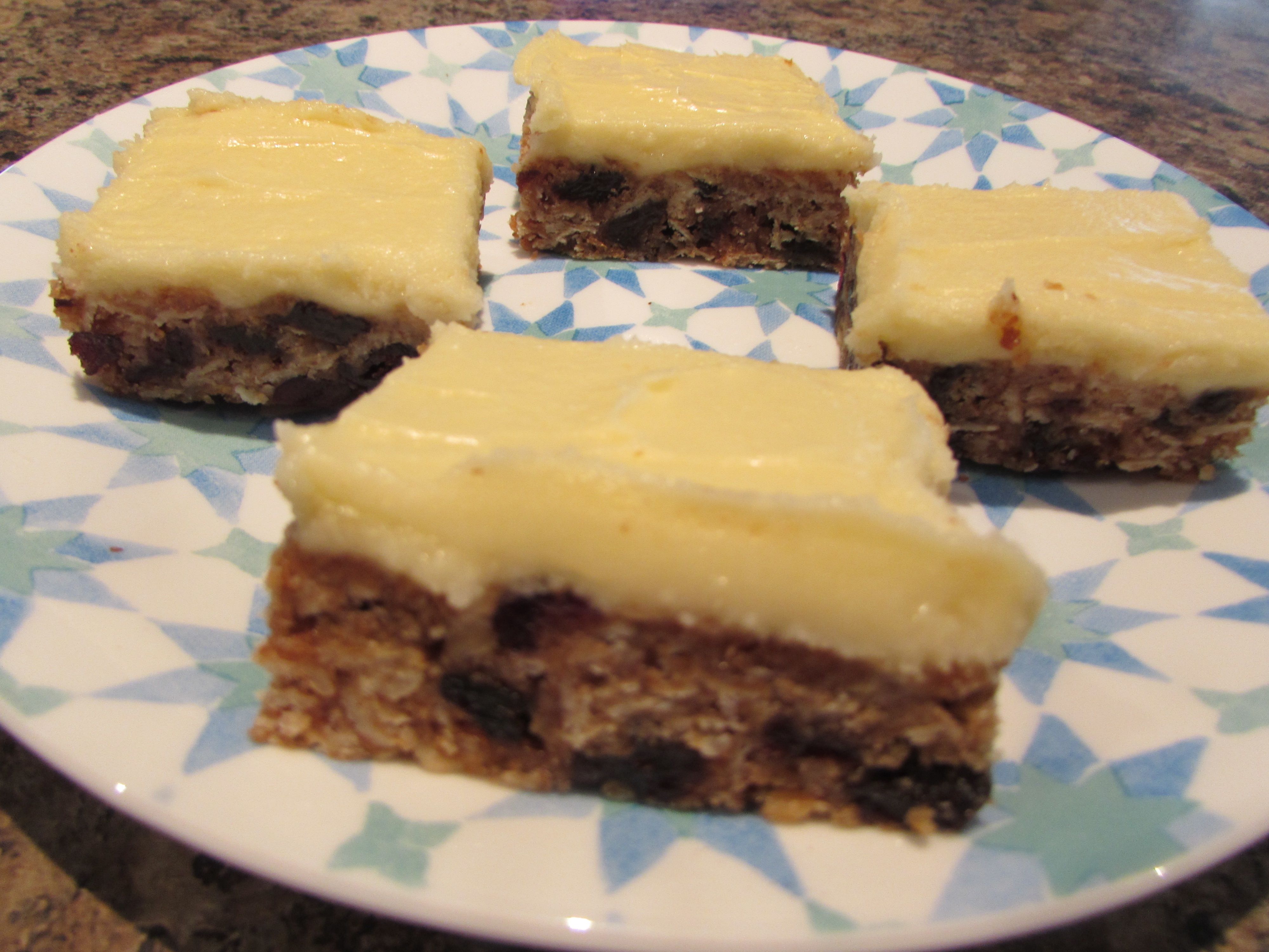 Honey, Fruit & Oat Slice | bunch