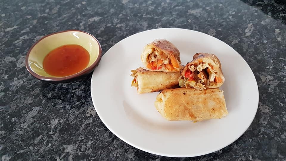 Vegetarian Spring Rolls (using the Tofu sample) | bunch