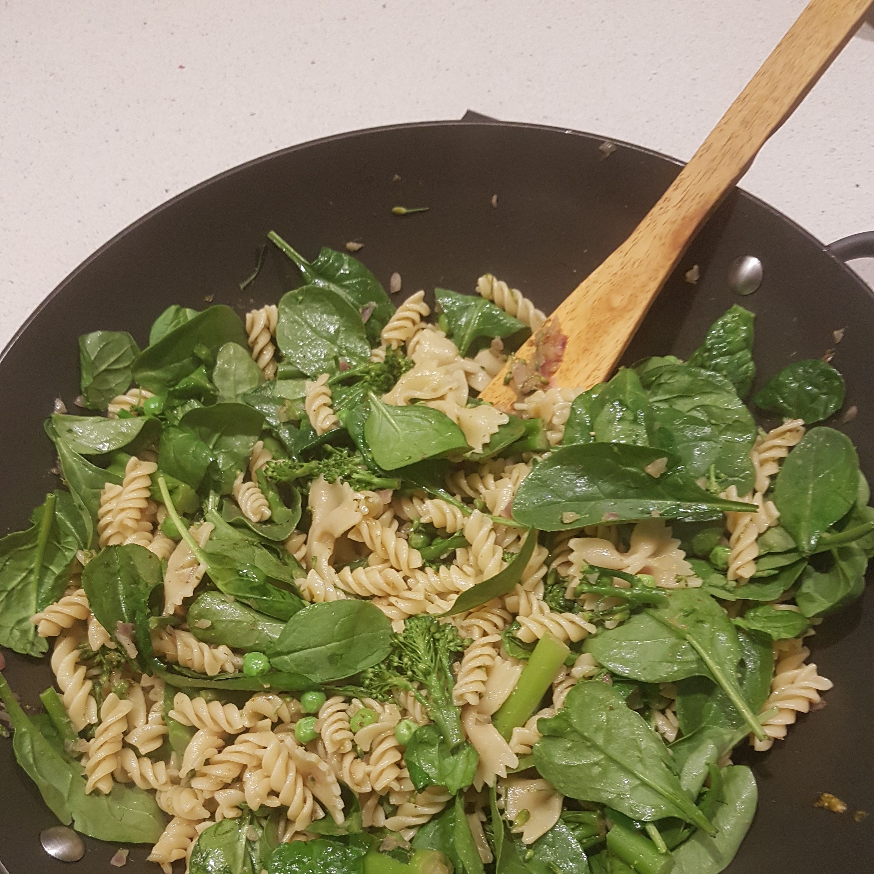 Green pasta | bunch