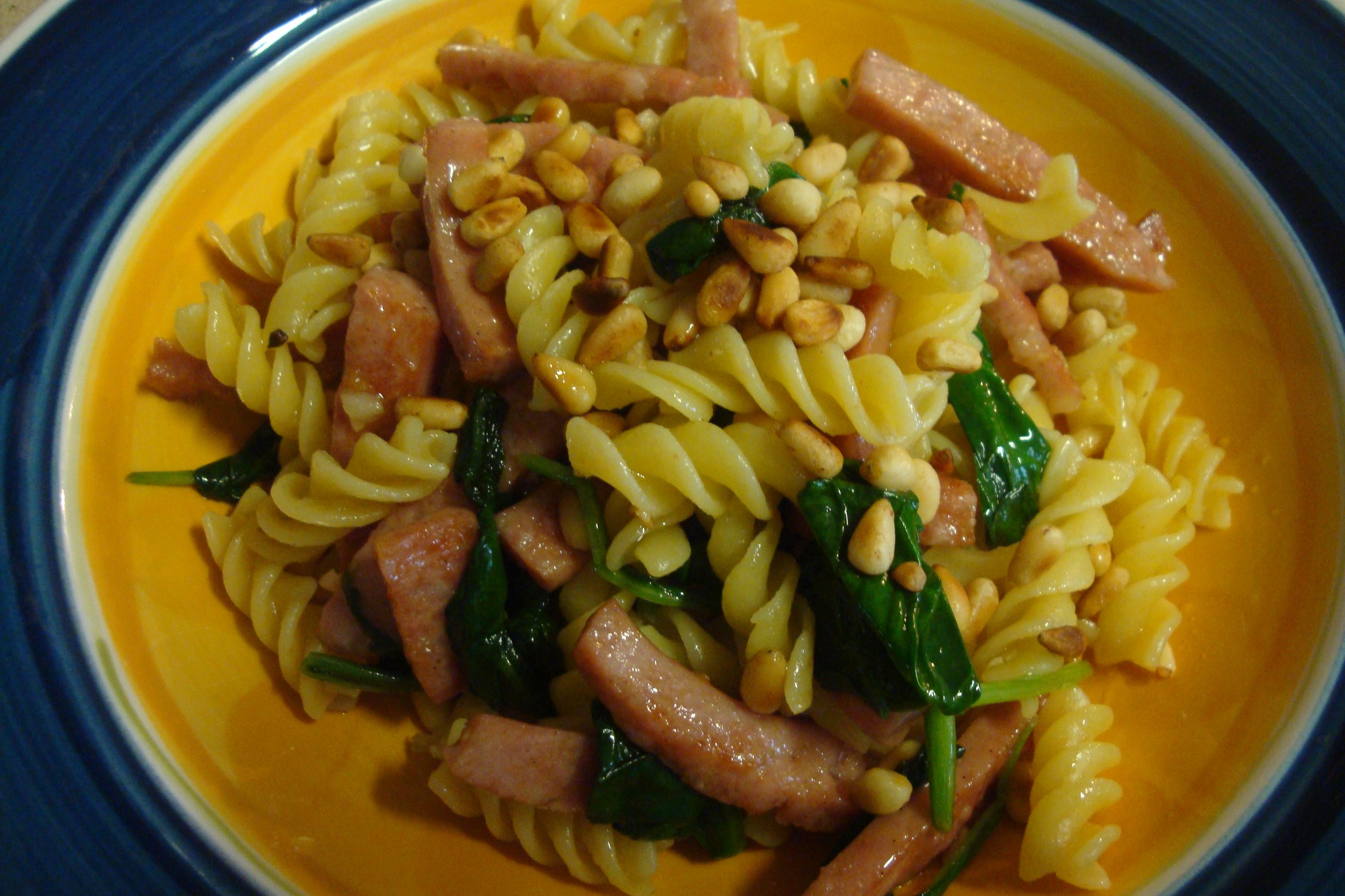 Polish Sausage & Toasted Pinenut Pasta | bunch