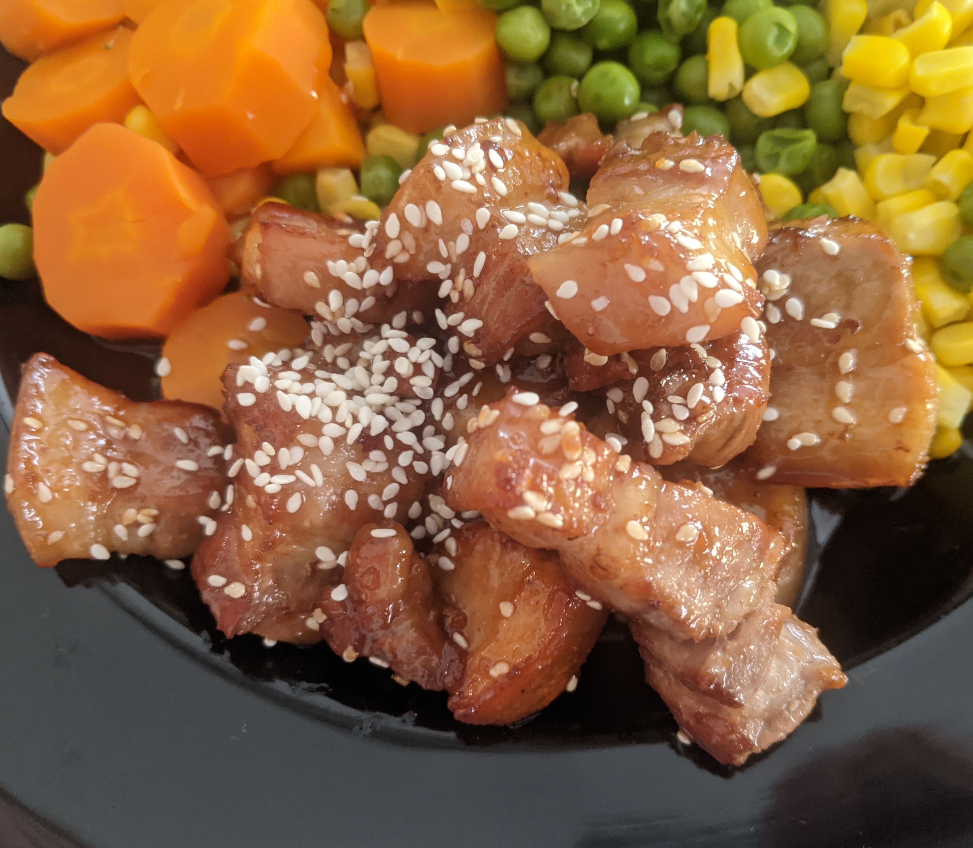 Honey garlic pork rashers | bunch