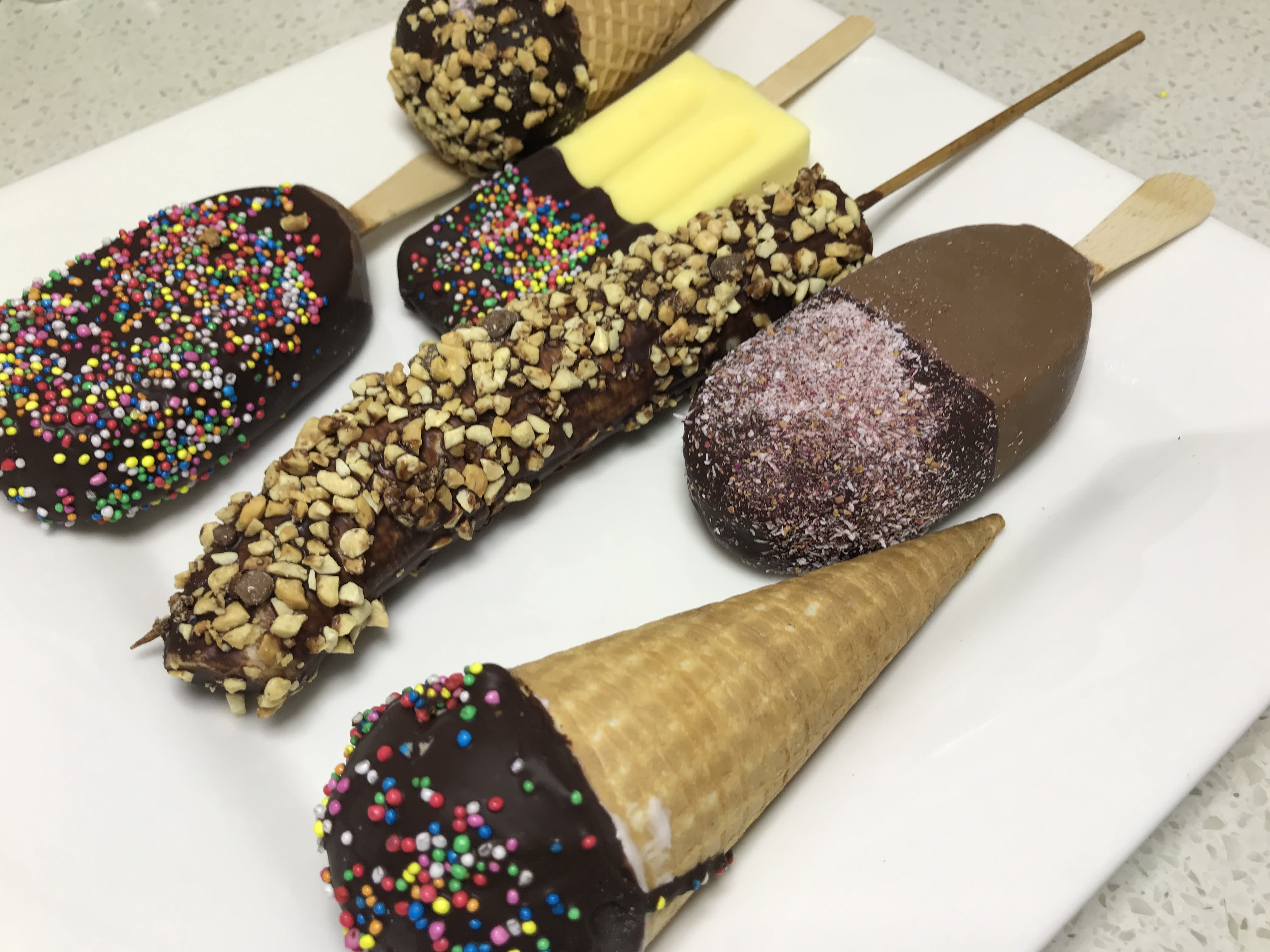 Choc hazelnut Choc Tops | bunch