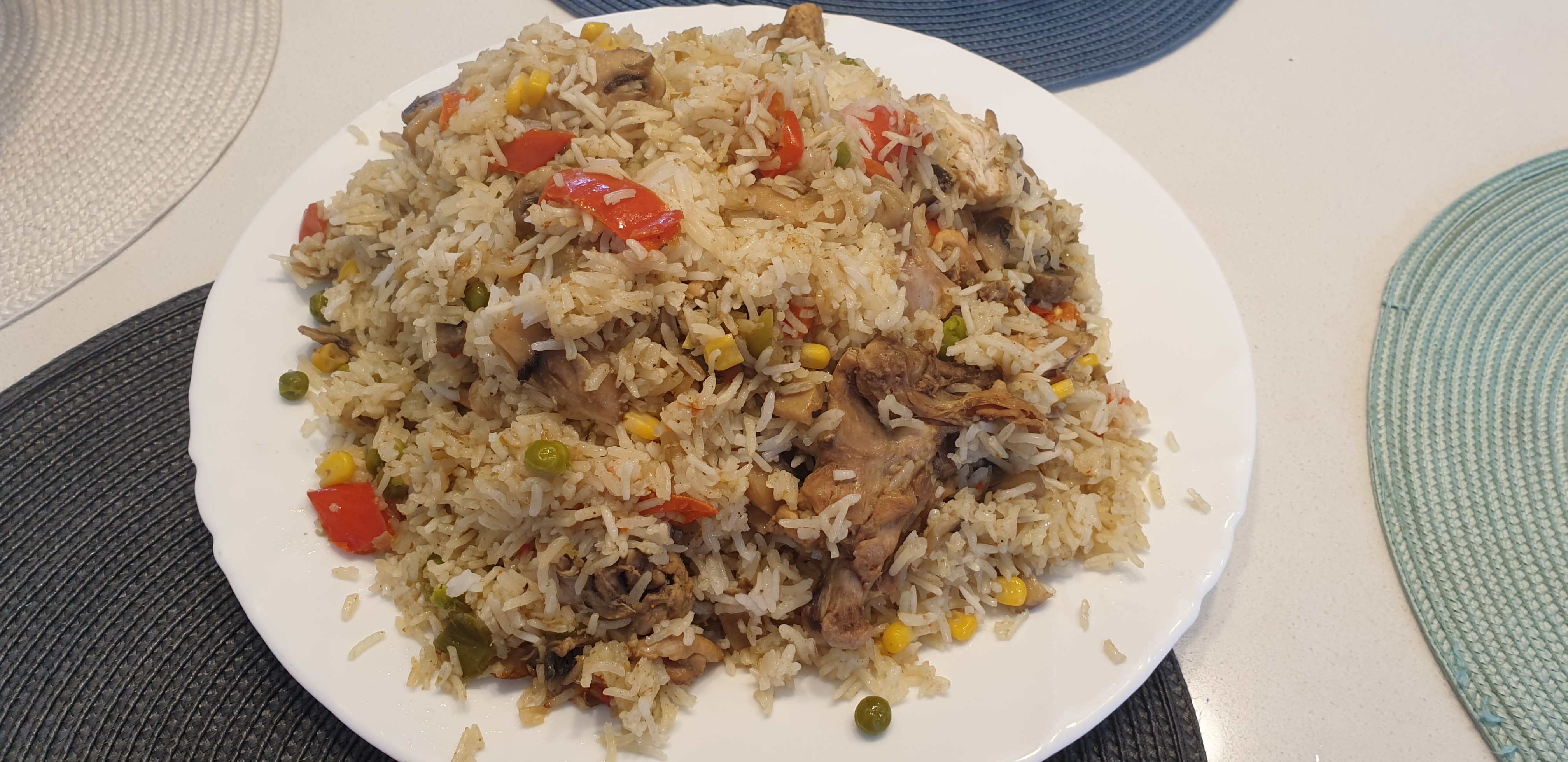 Chicken curry with rice | bunch