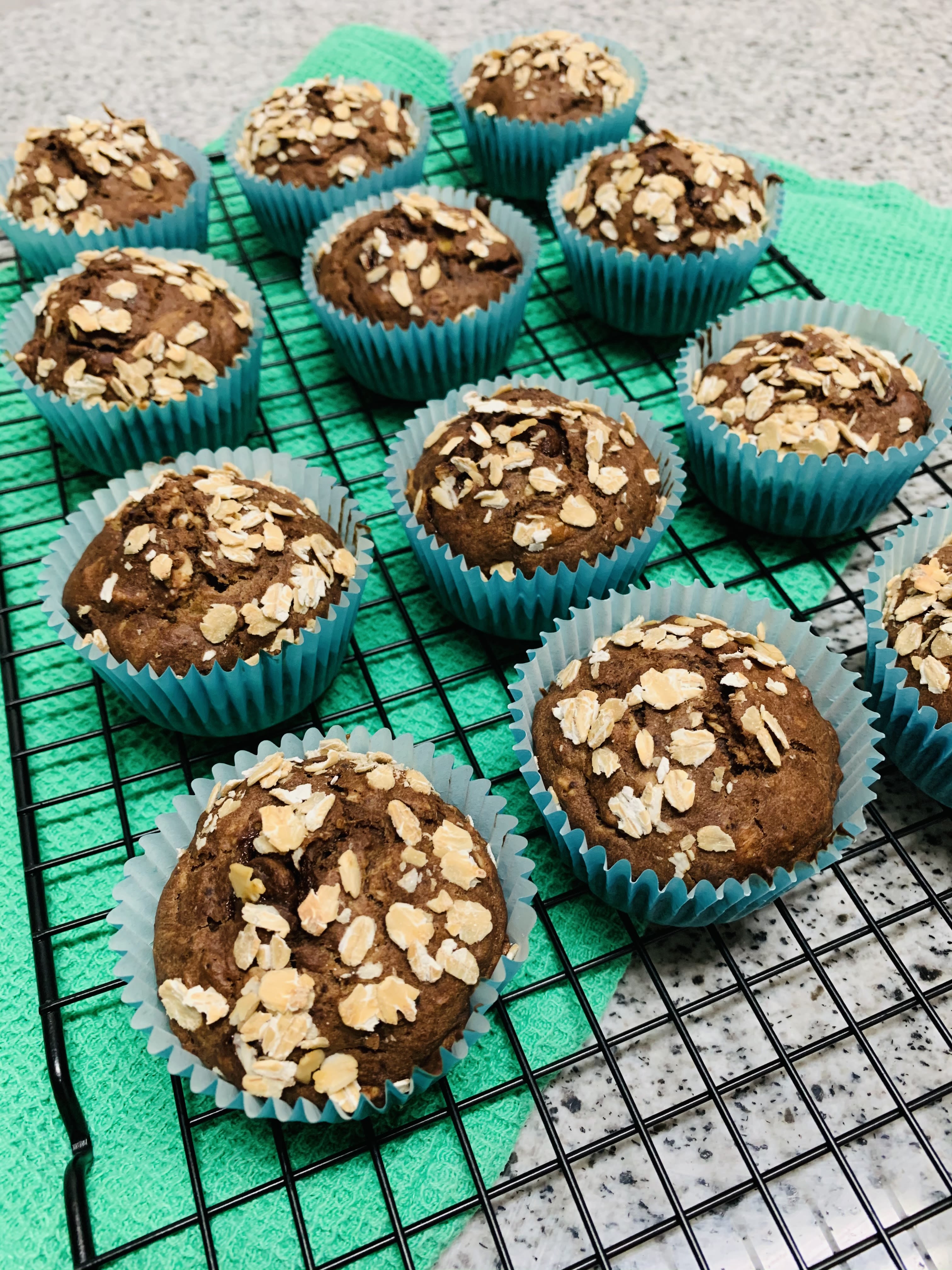 Chocolate Chips Banana Muffins | bunch