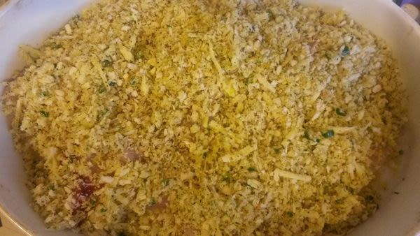 Baked Snapper Fillets with a Crumbed Topping | bunch