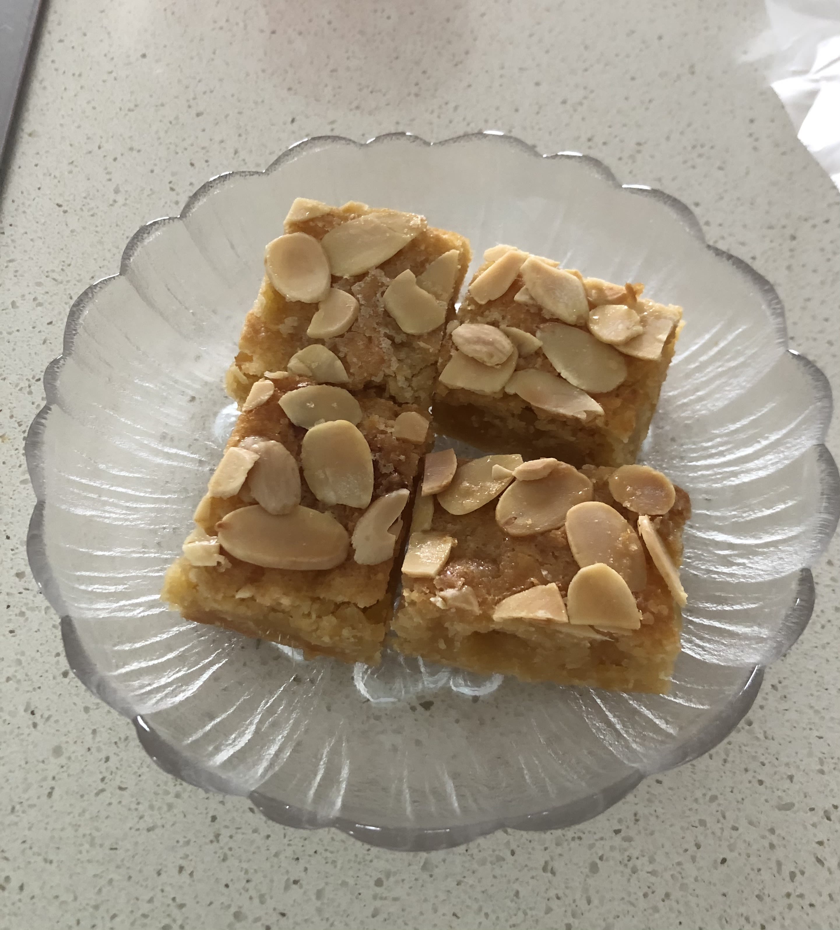 Ginger Almond slice | bunch