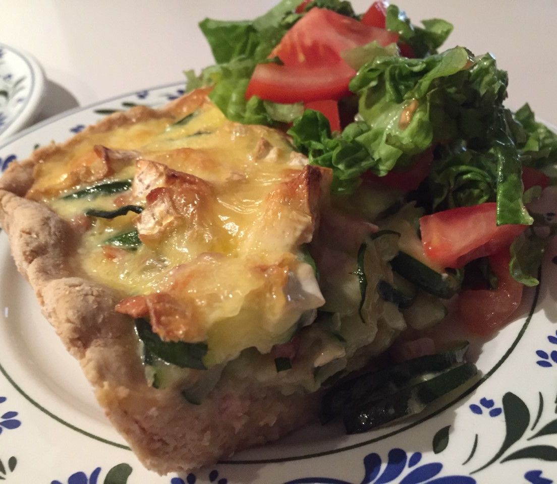 Camembert, Zucchini and Bacon Pie | bunch