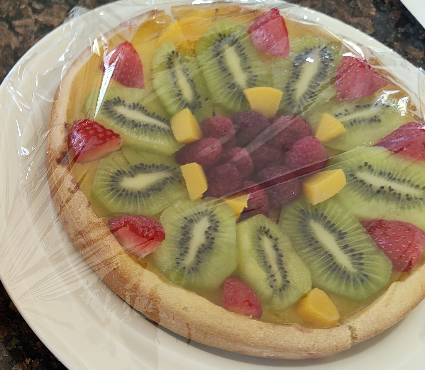Custard fruit pie | bunch
