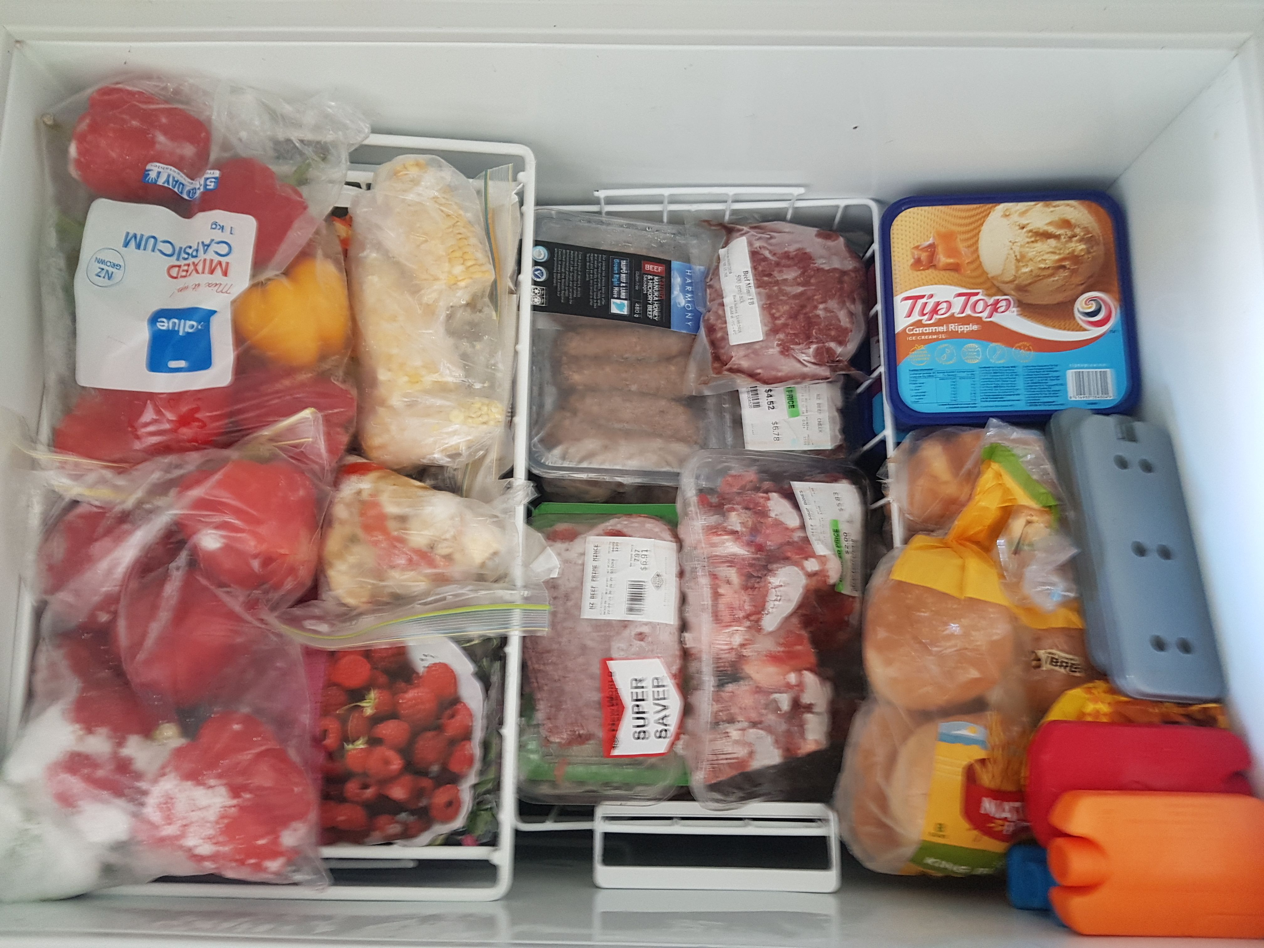 Cleaning out the freezer | bunch