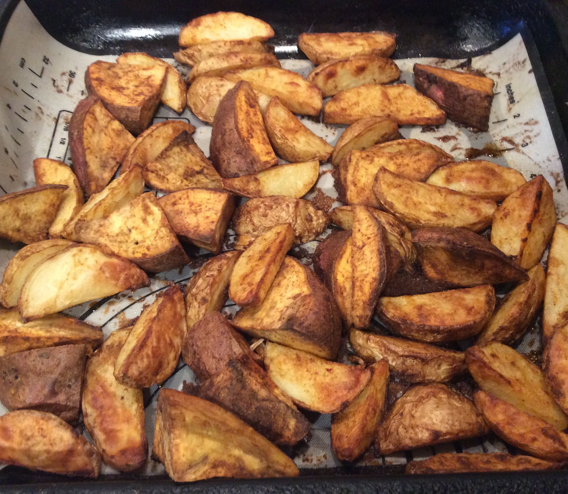 Potato and kumara (sweet potato) wedges | bunch