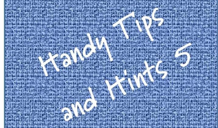 Handy Tips and Hints 5 | bunch
