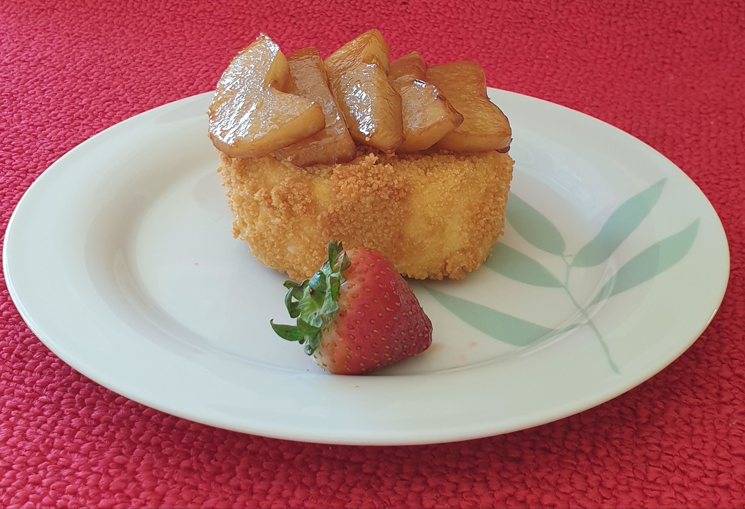 Deep Fried Camembert Cheese & Caramelised Pear | bunch