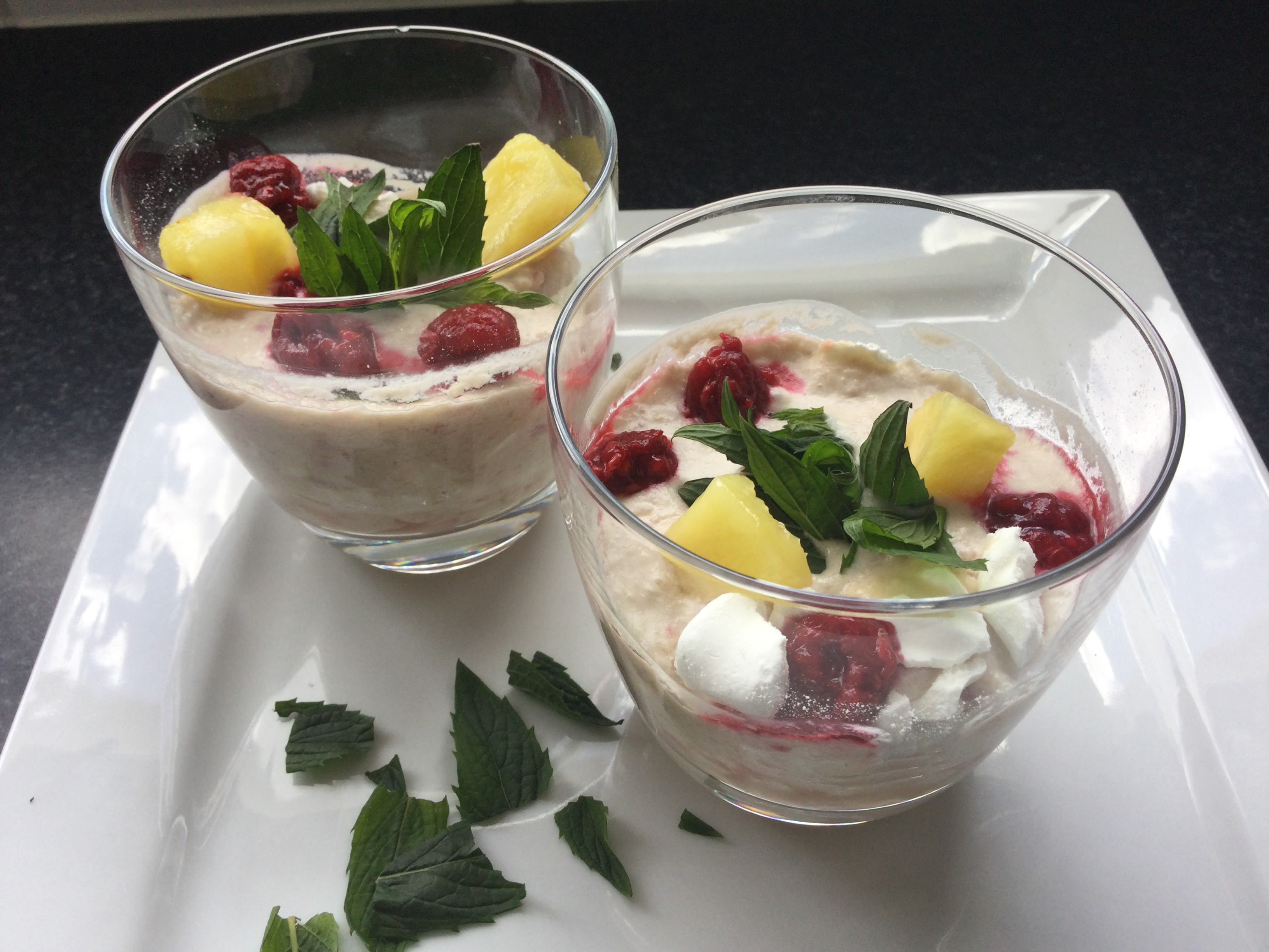 Pineapple Raspberry Coconut Dessert | bunch