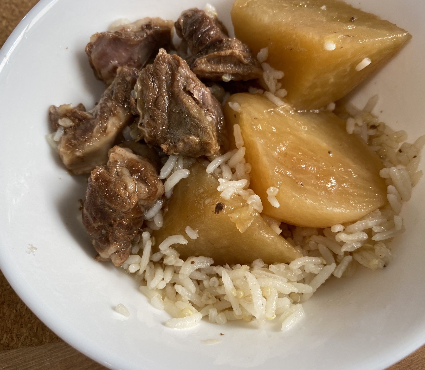 Beef and white radish | bunch