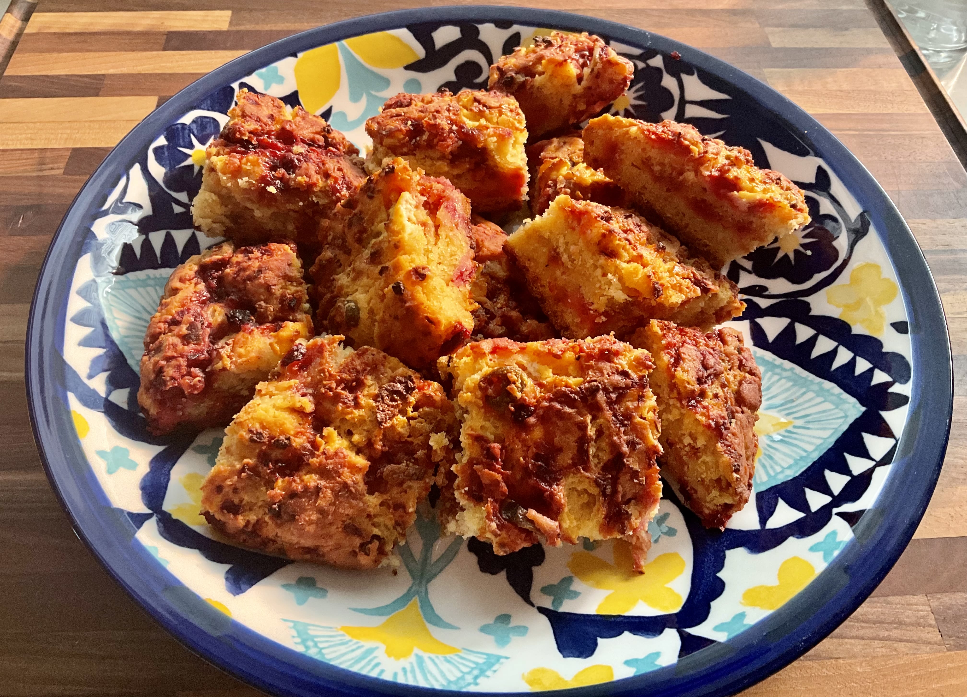 Damper with beetroot, olives and Persian fetta | bunch