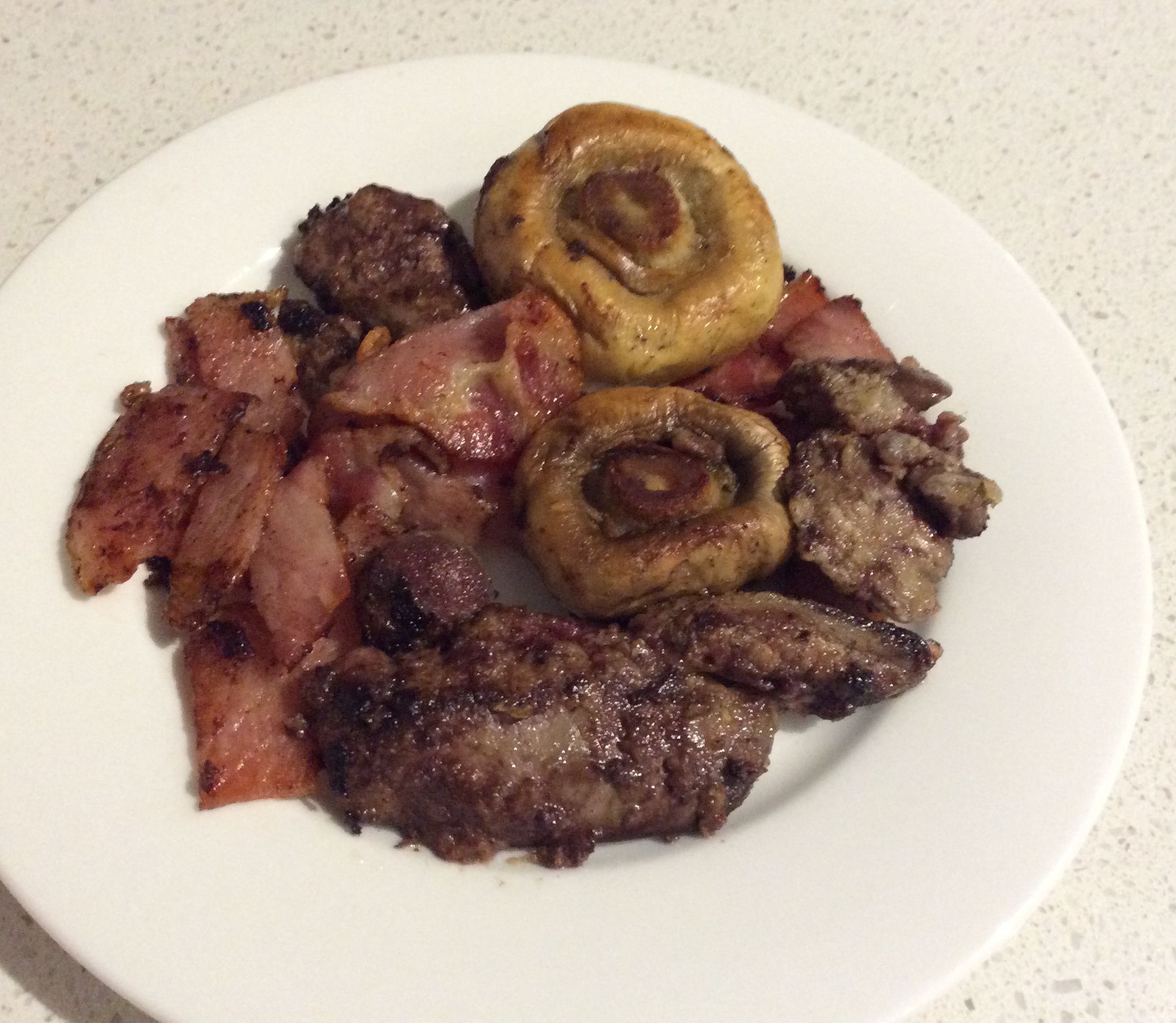 Chicken Liver and Bacon Fry Up for 1 | bunch