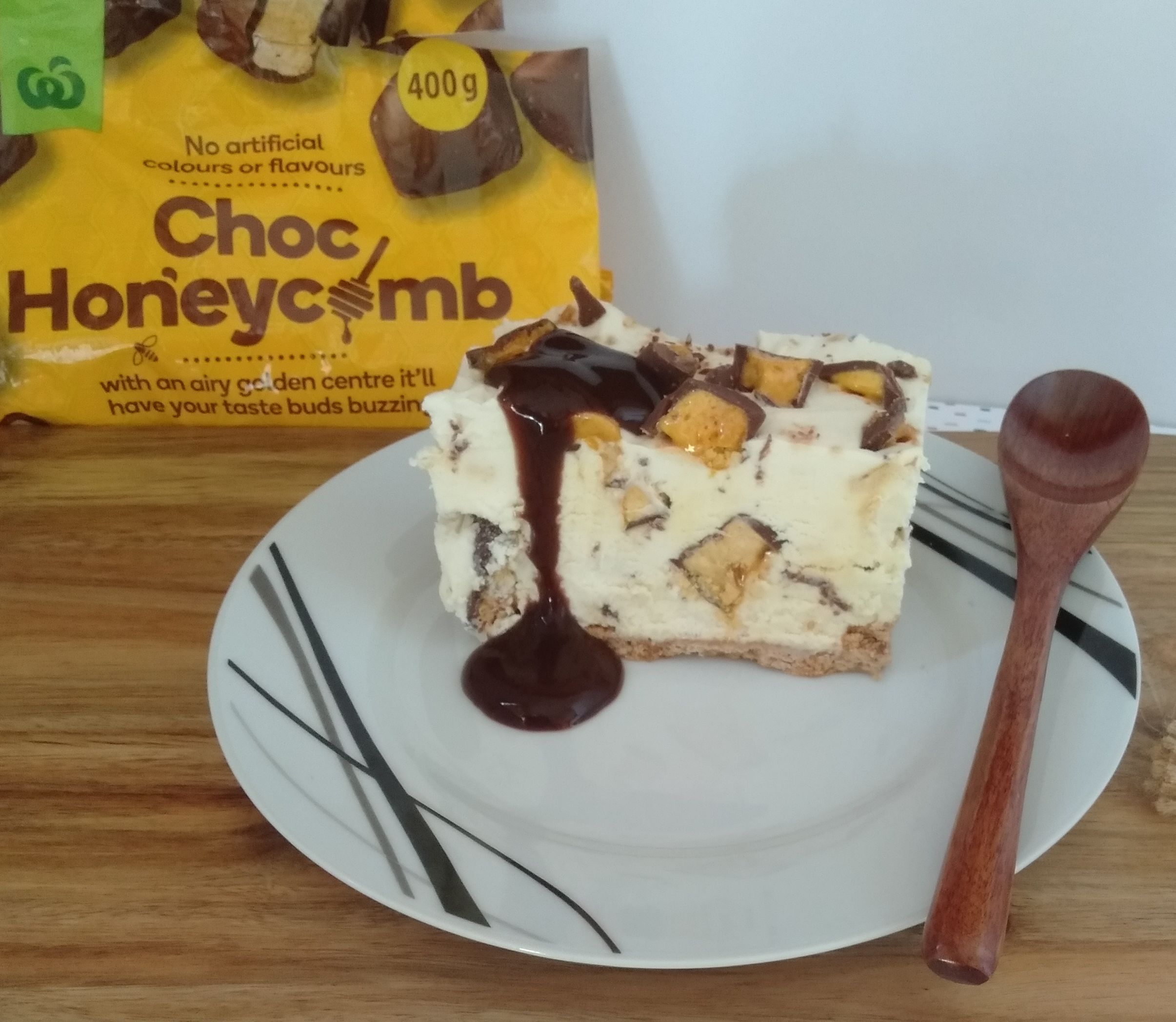 Choc Honeycomb Ice-Cream Bars | bunch