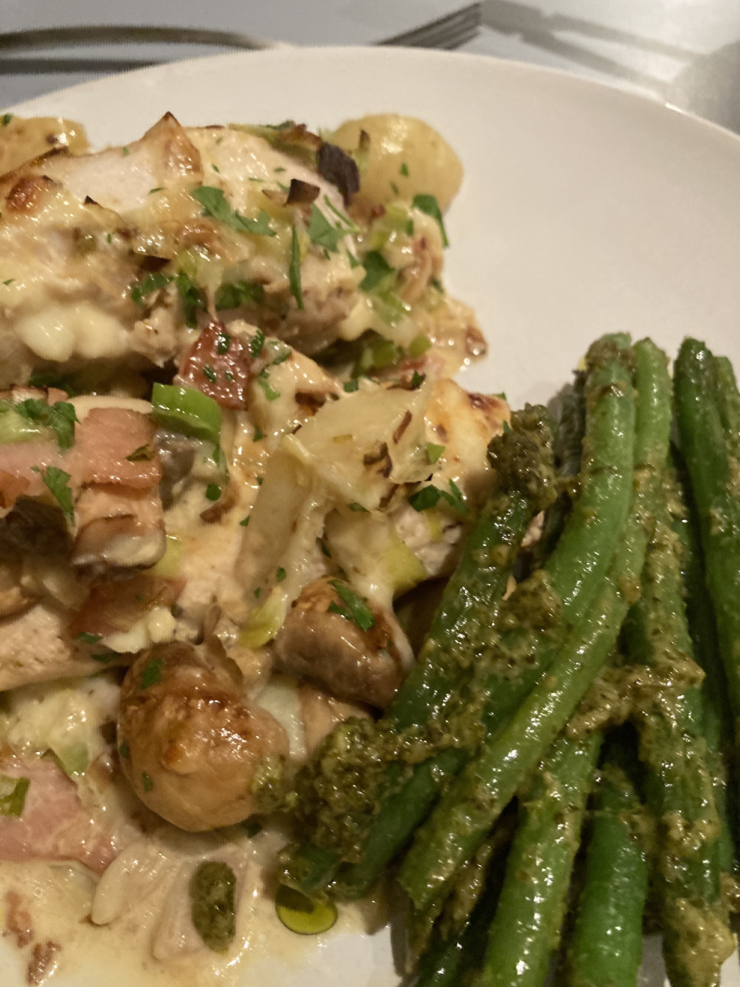 One pan Chicken, Bacon, Mushroom | bunch