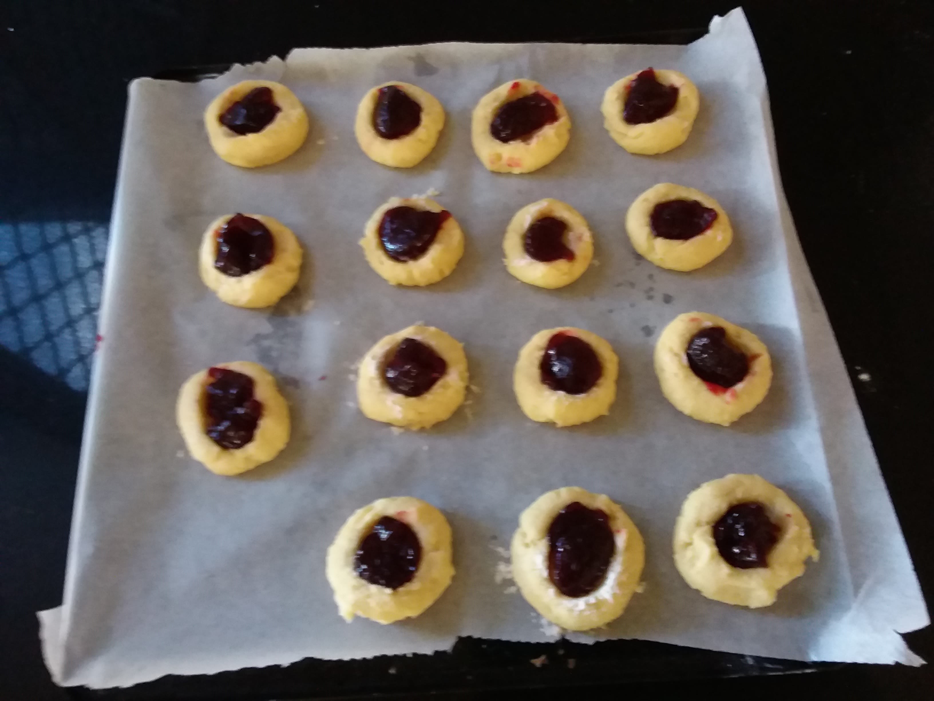 Jam drop biscuites | bunch