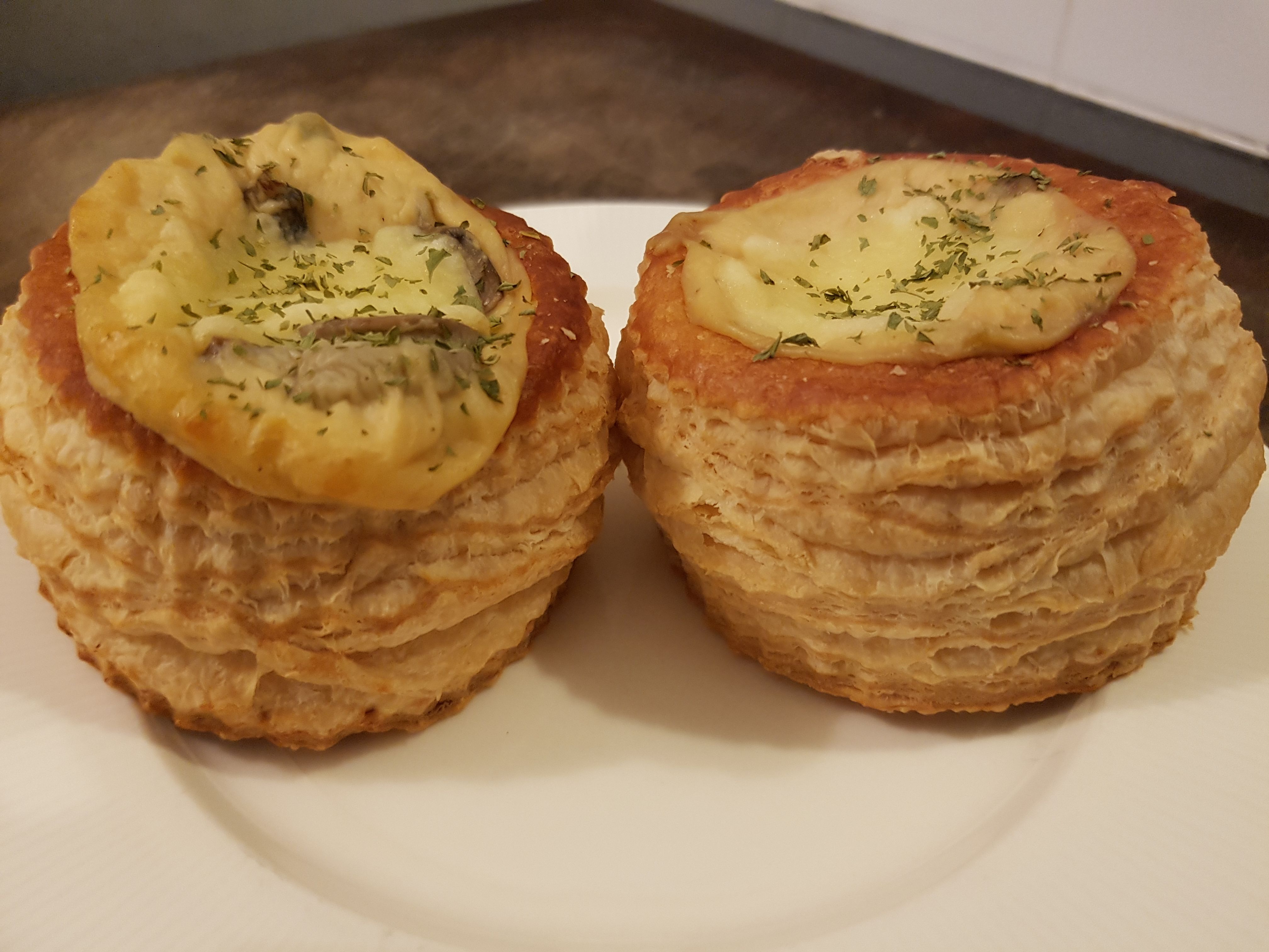 Chicken and Mushroom Vol au Vents | bunch