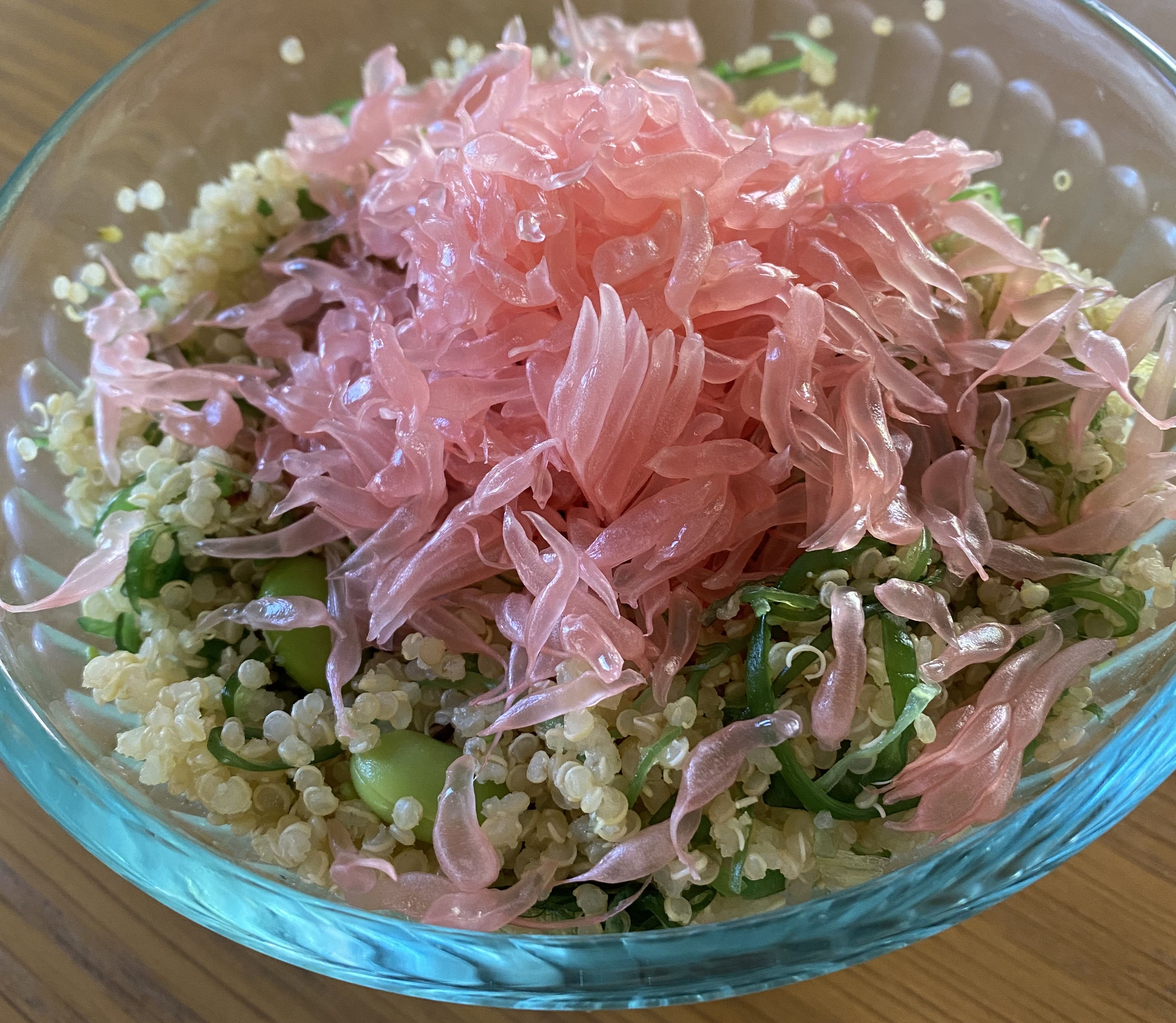 Pink pomelo, seaweed quinoa salad | bunch