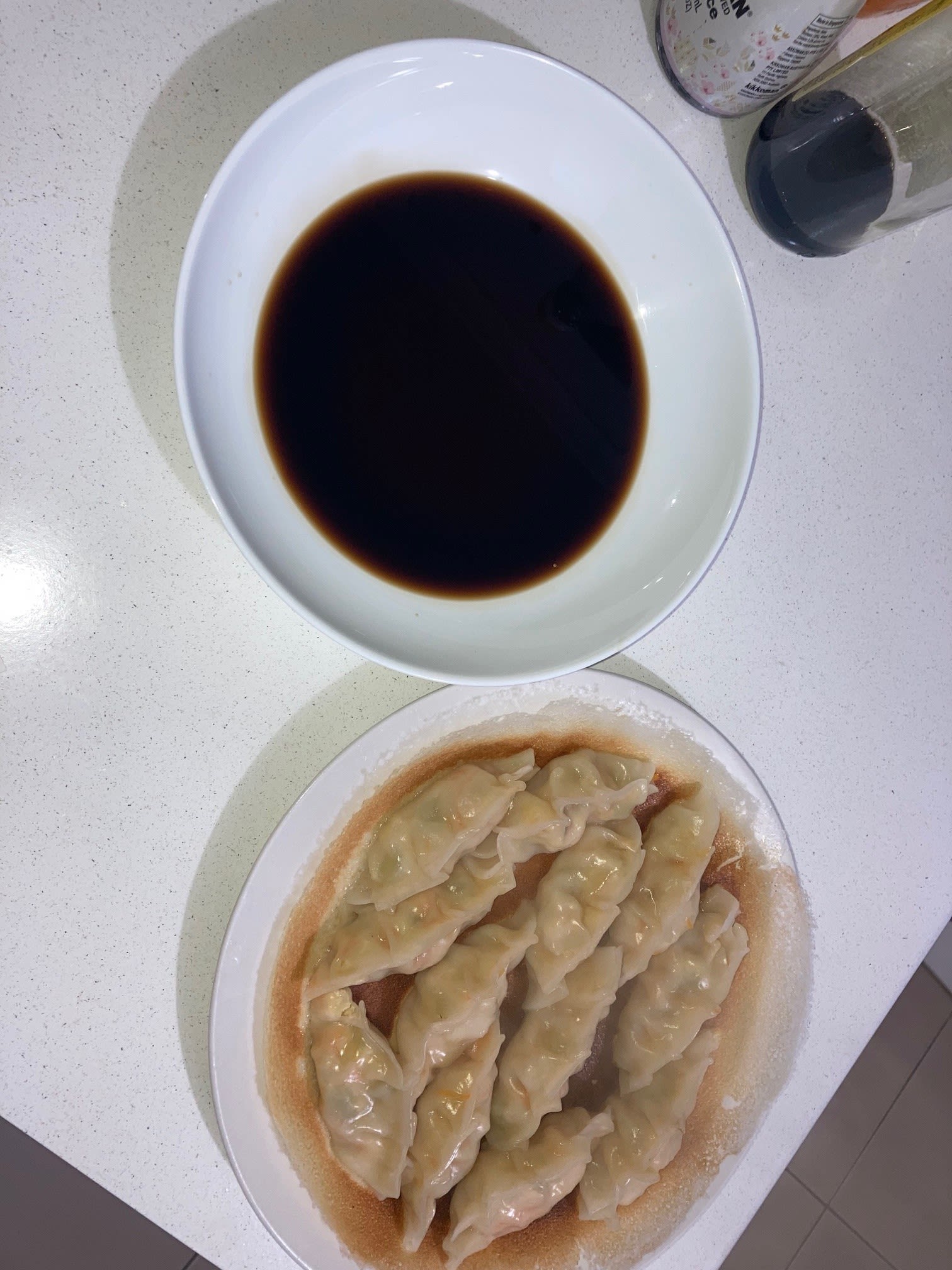 Chicken dumplings with a crispy "skirt" | bunch