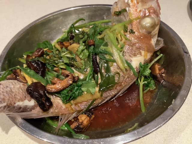 Steamed whole fish with shallot and ginger | bunch