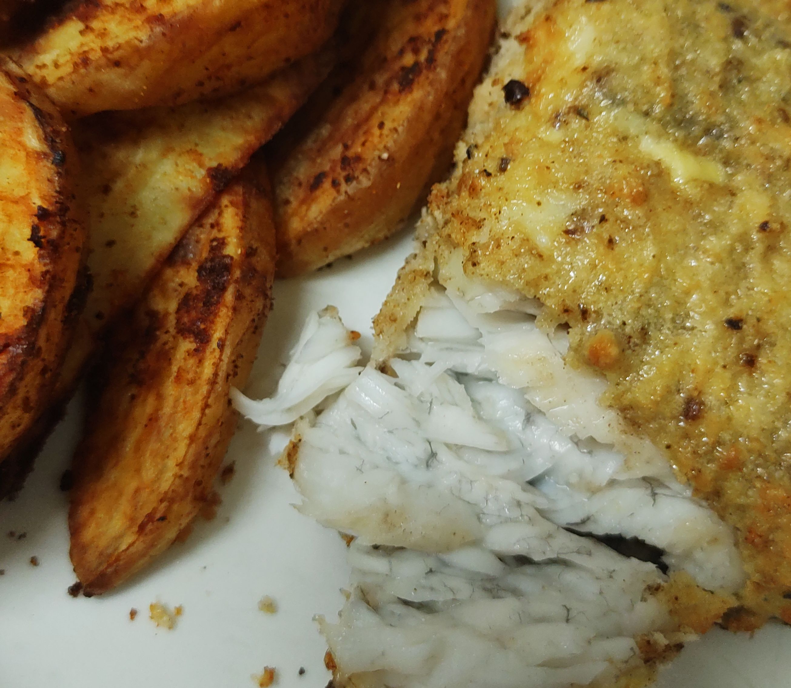 Air fried potato wedges | bunch