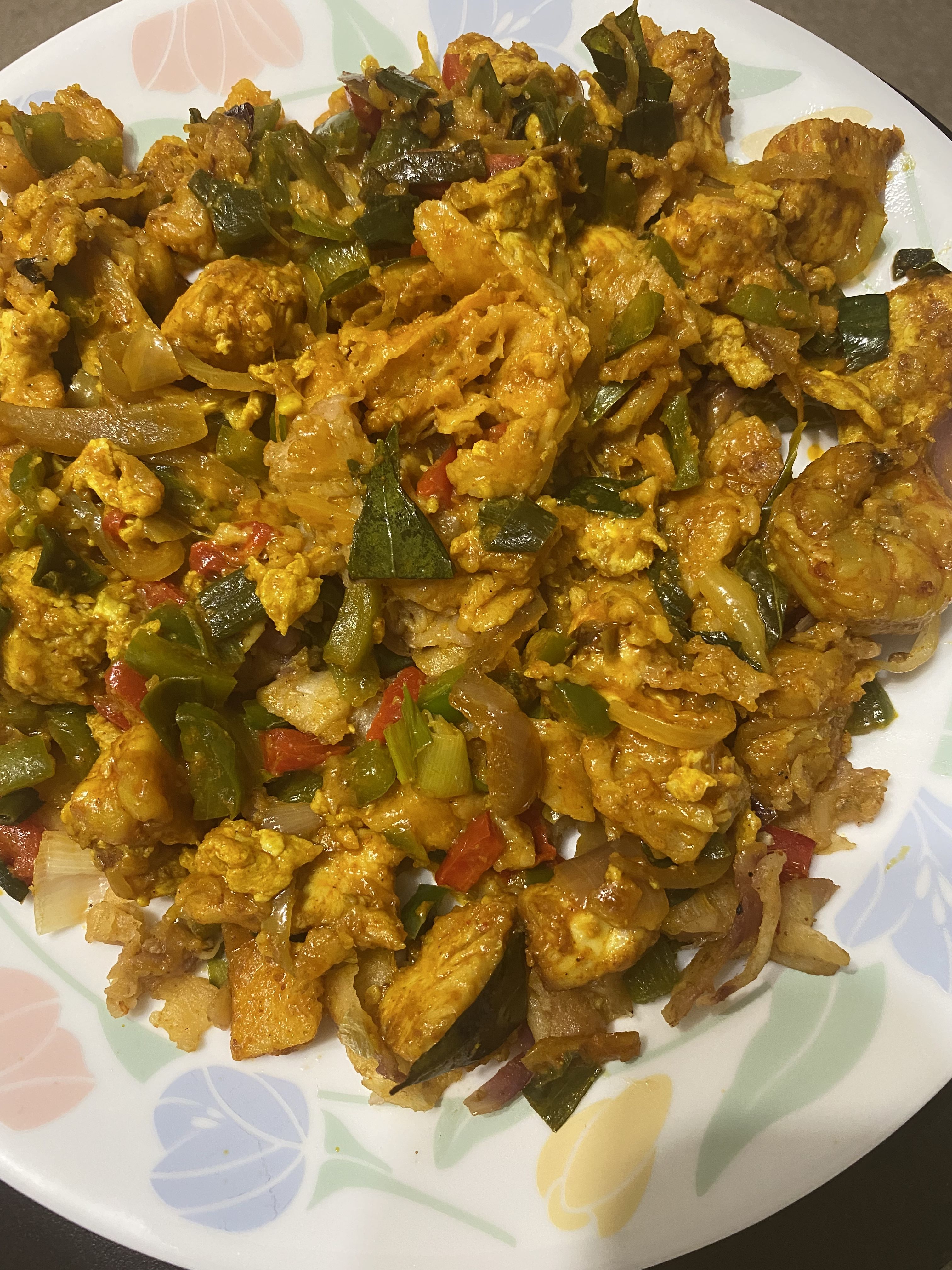 Chicken, prawn, egg Kottu Roti | bunch
