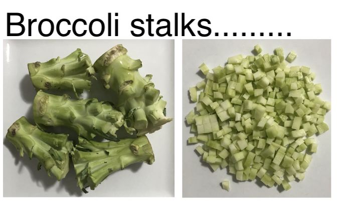 Broccoli stalks | bunch
