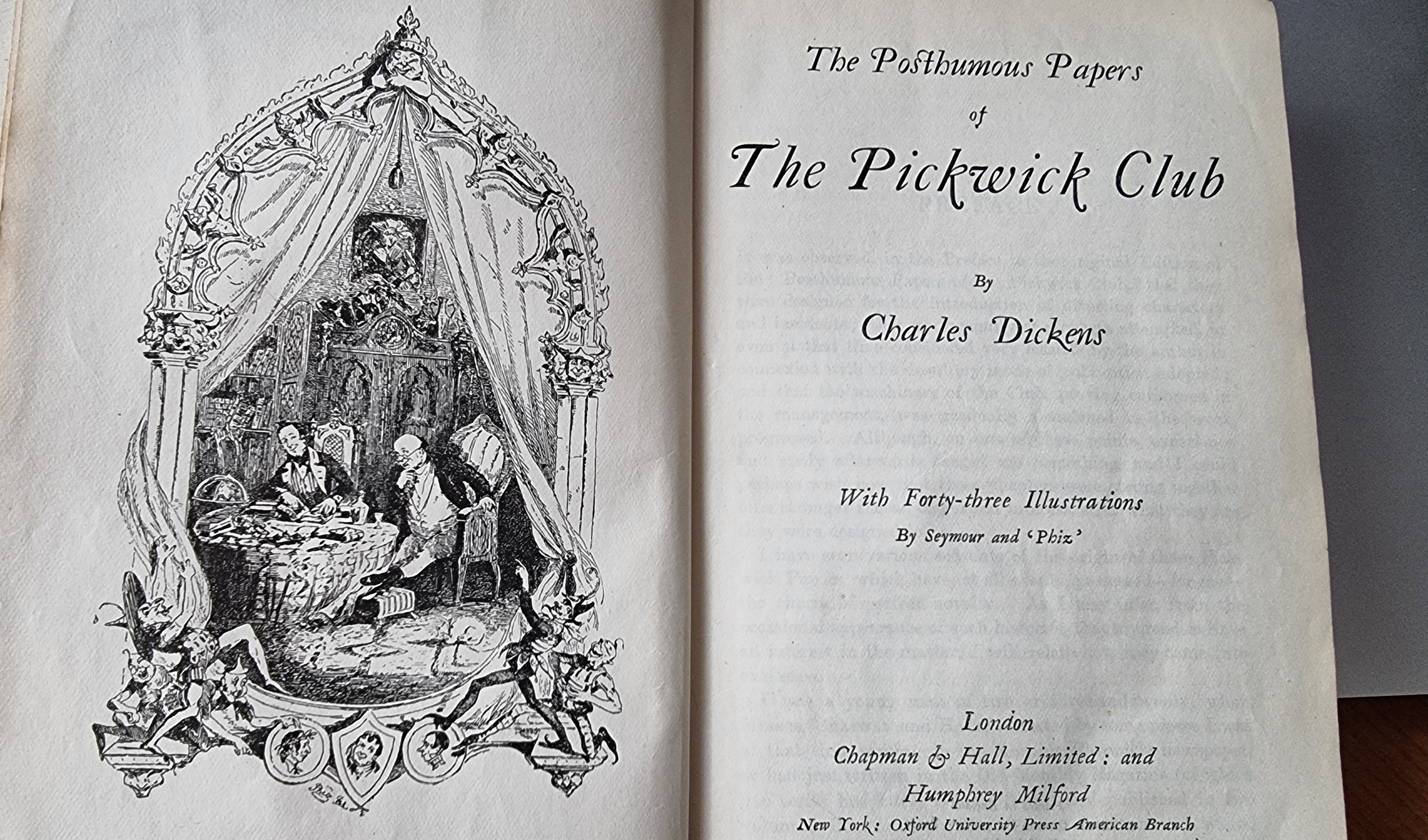 The Pickwick Papers book | bunch