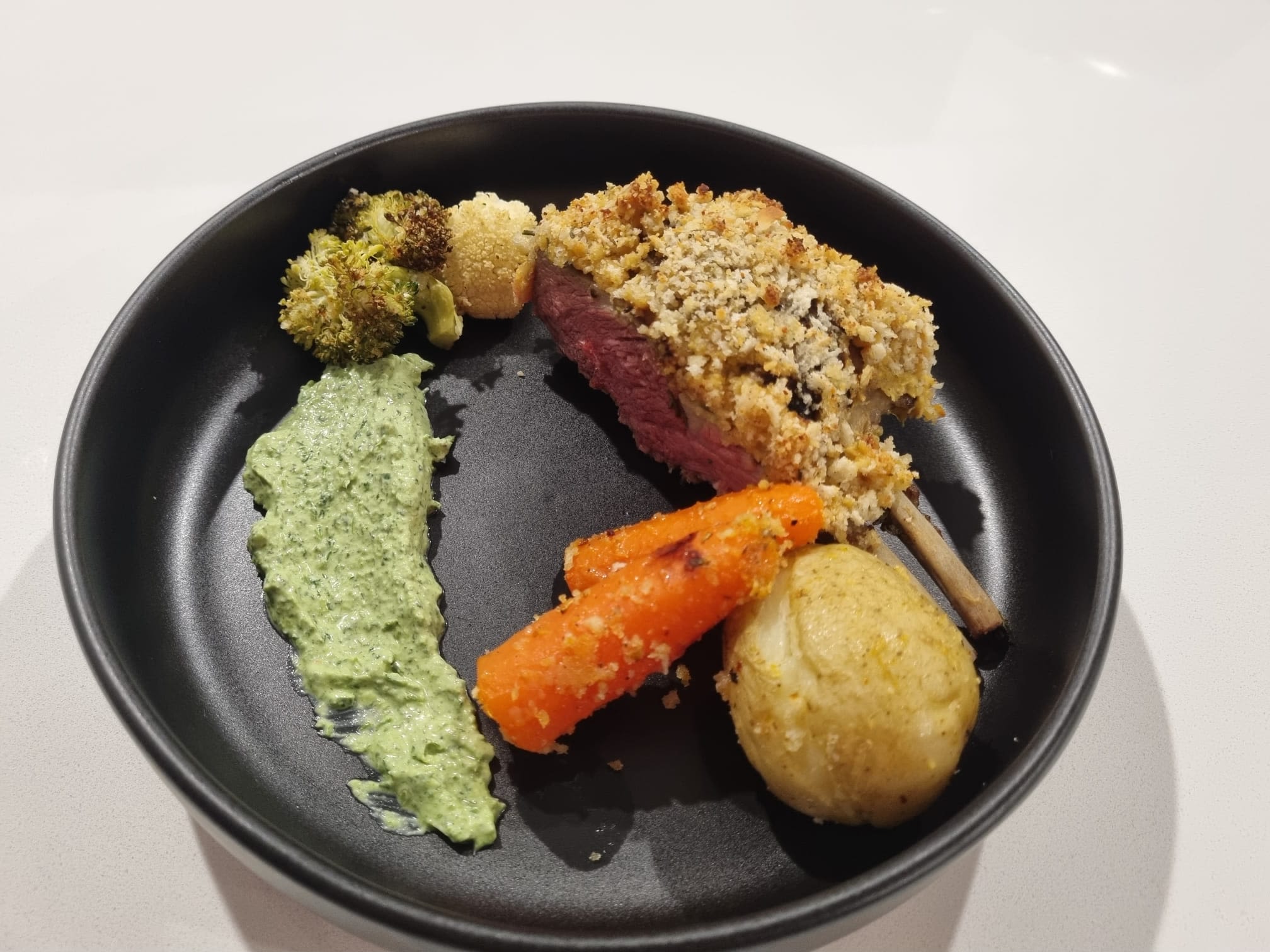 Rosemary crusted lamb rack | bunch