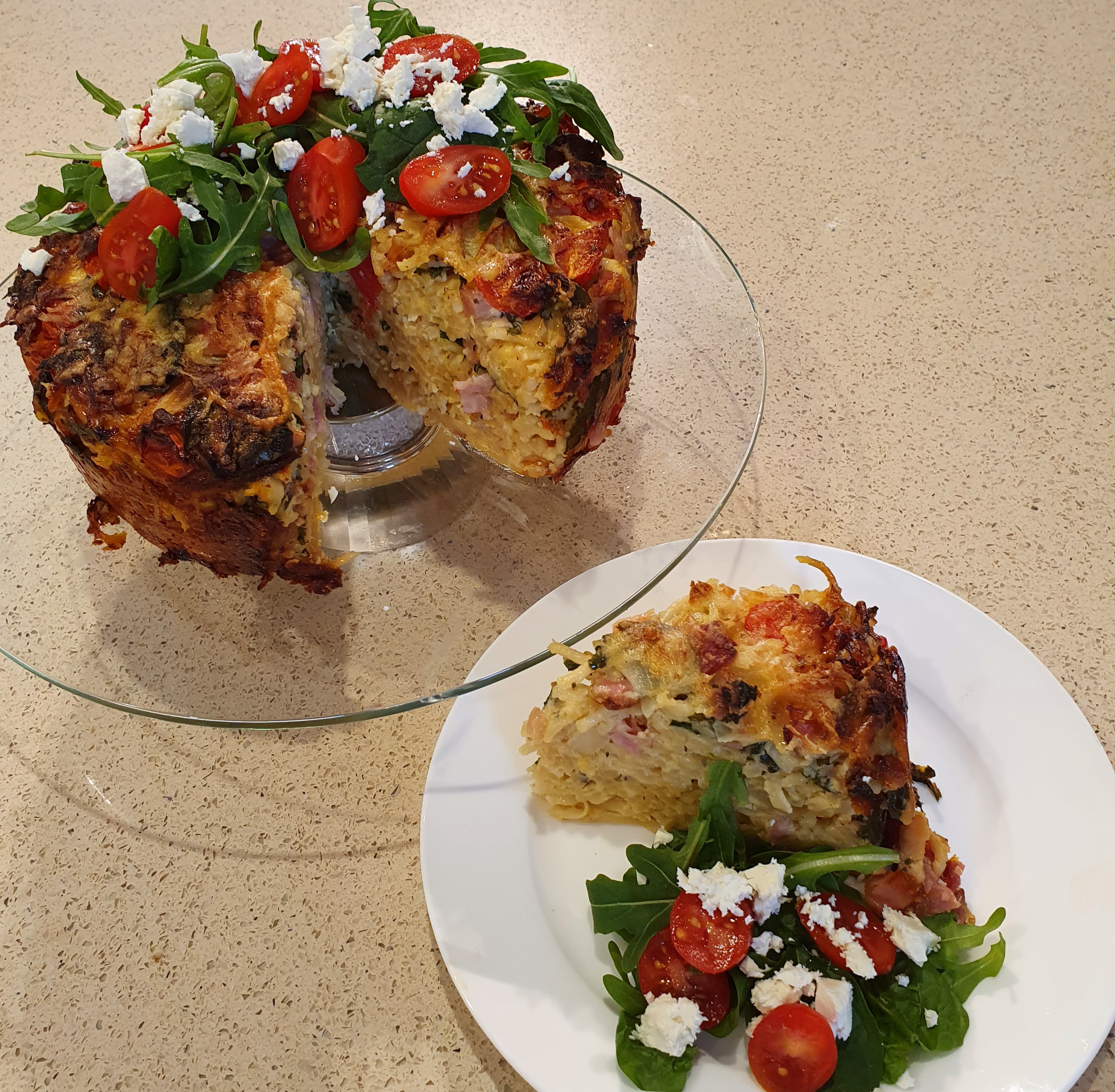 Spaghetti cake | bunch