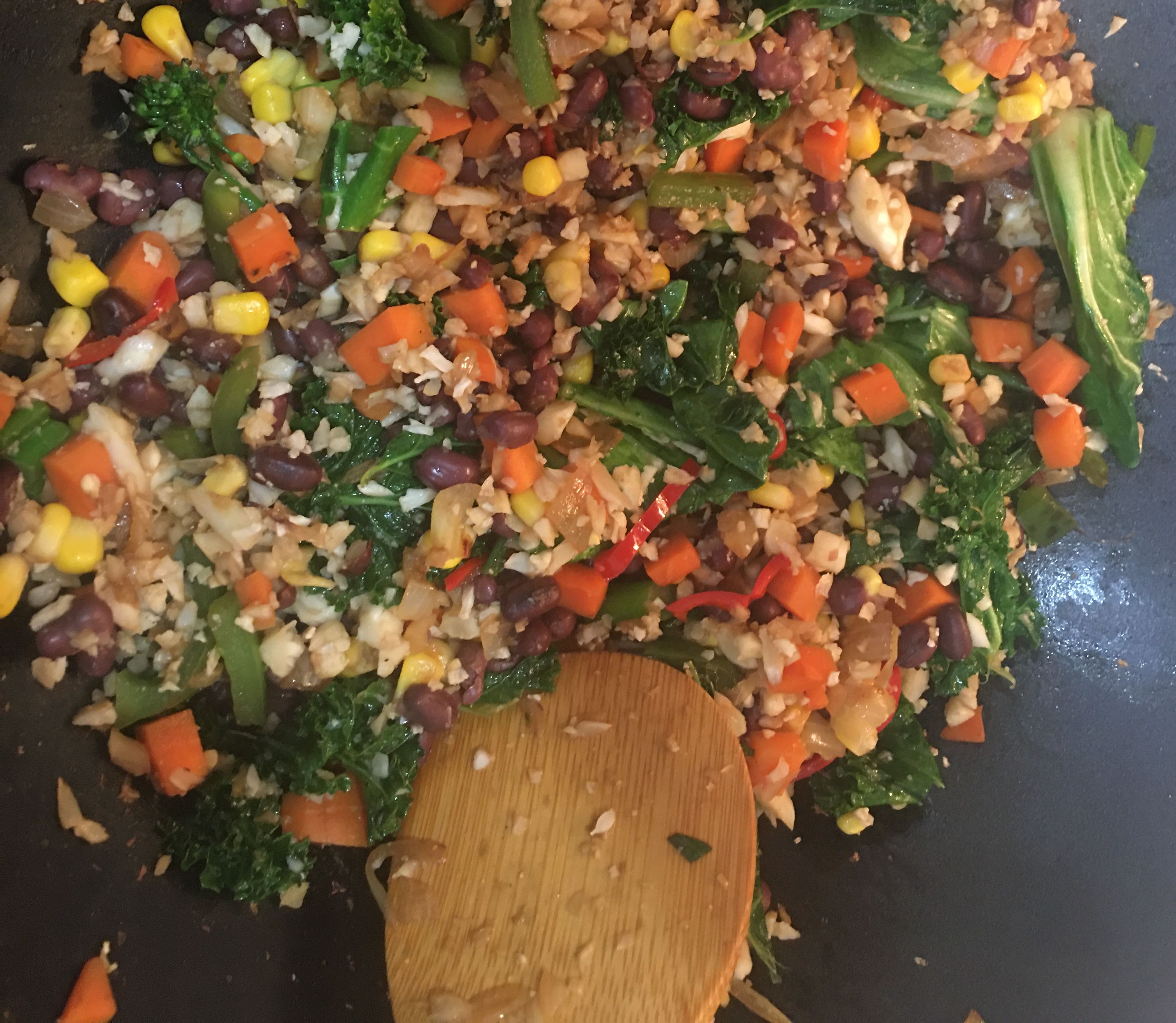 Cauliflower rice with Adzuki beans | bunch