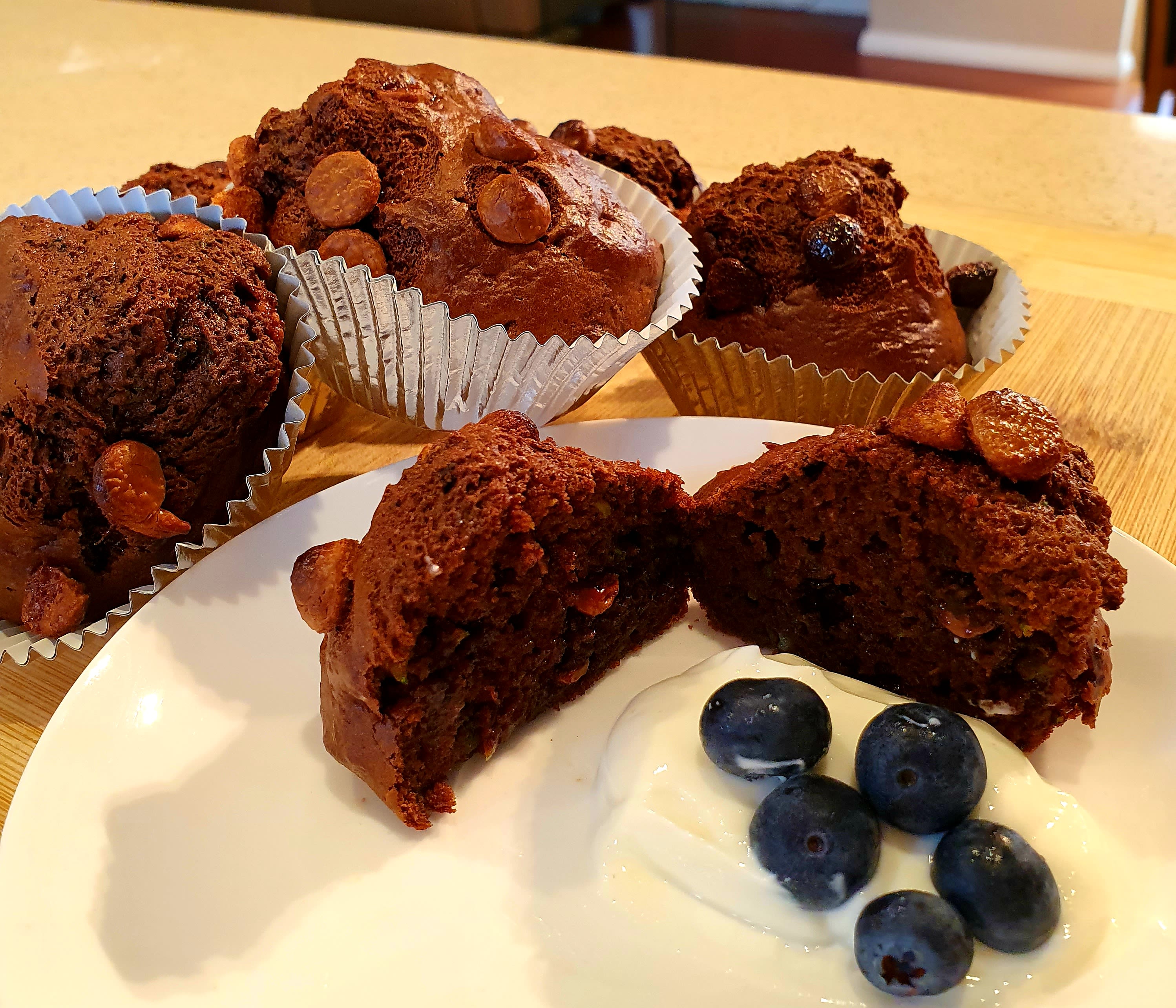 Choccy Brocci Muffins | bunch