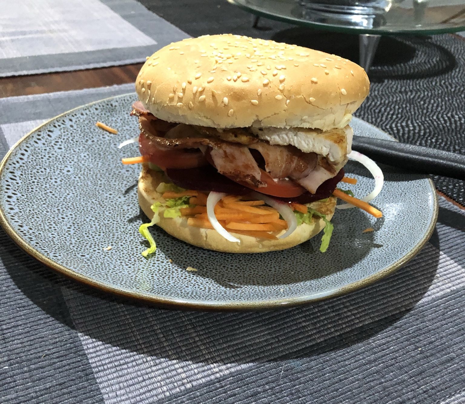 Chicken & Bacon Burgers | bunch