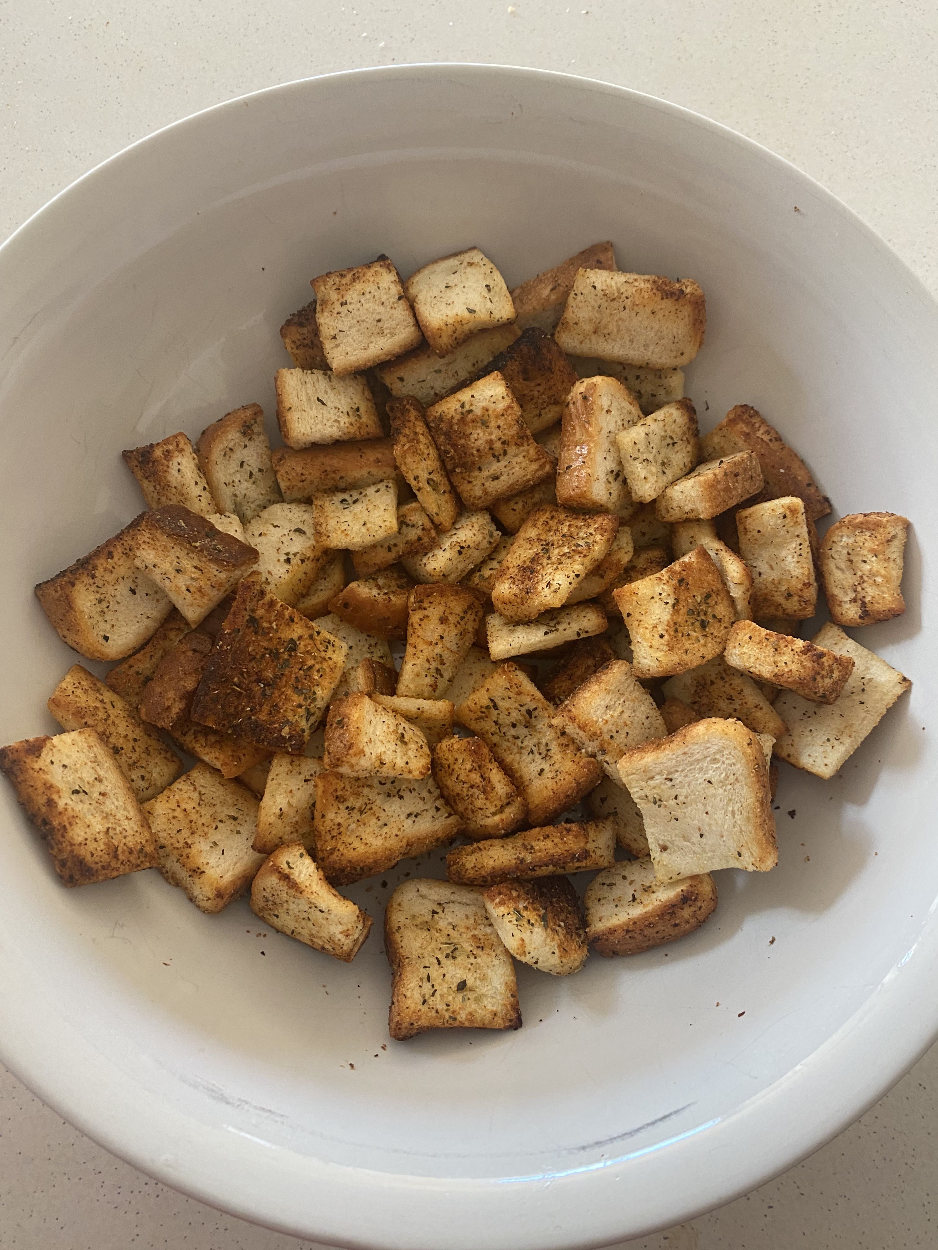 Herb and garlic mini toasts | bunch