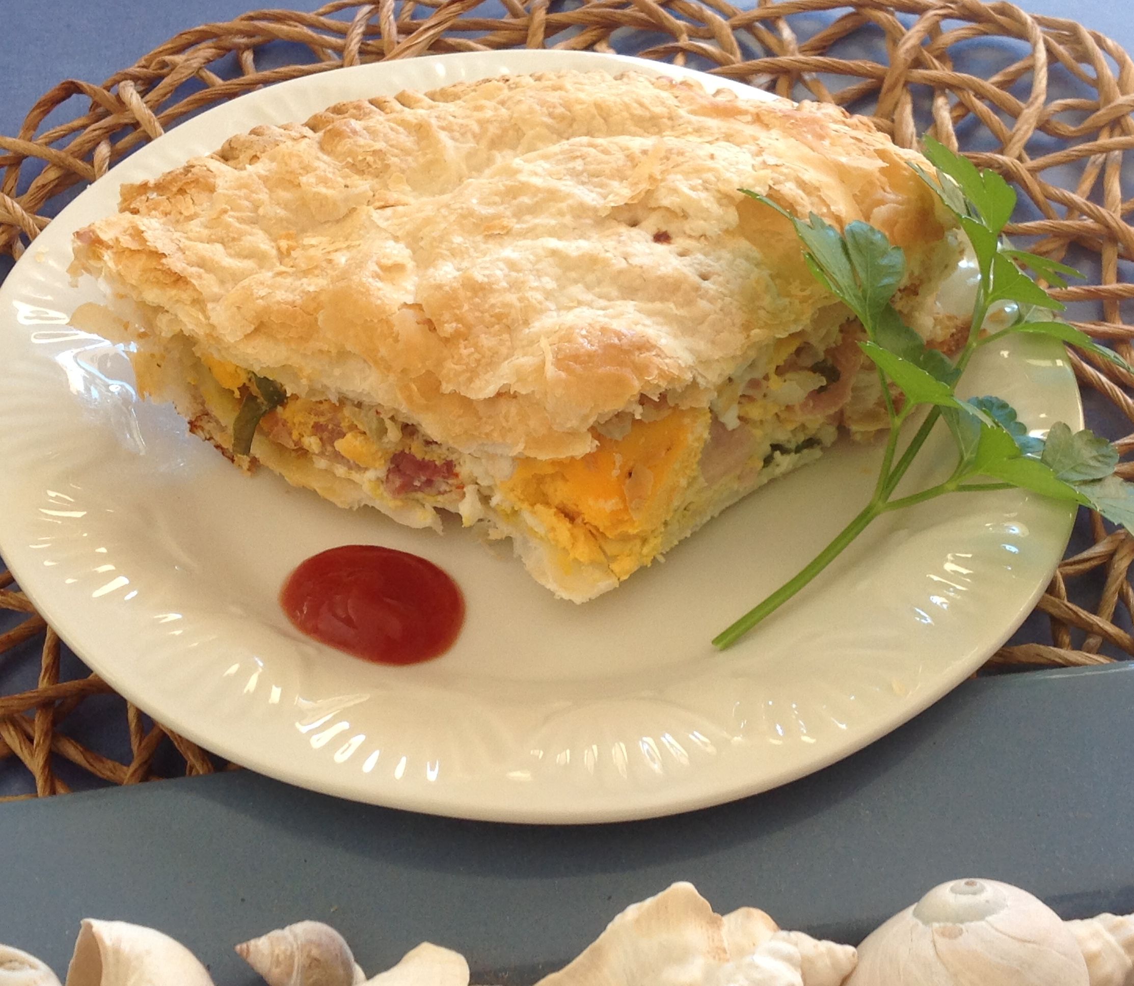 EGG & BACON PIE | bunch