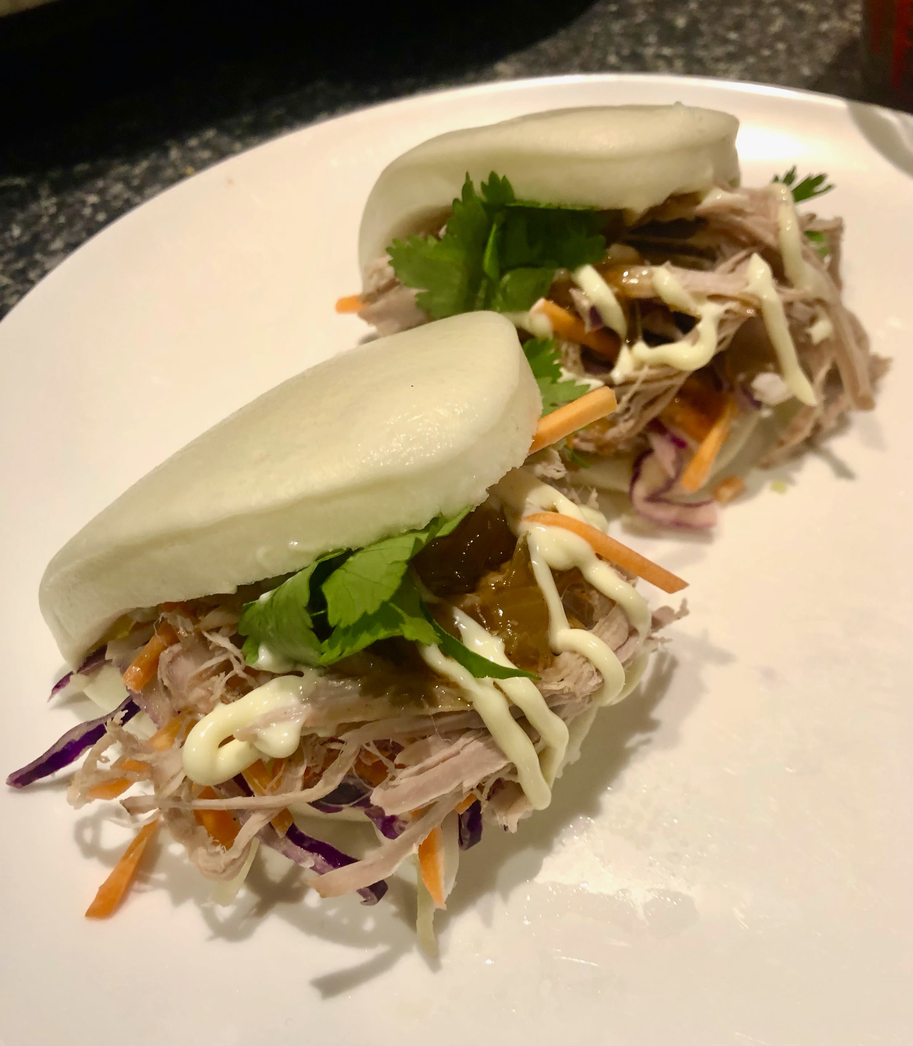 Slow Cooker Pulled Pork Bao Buns/Sliders | bunch