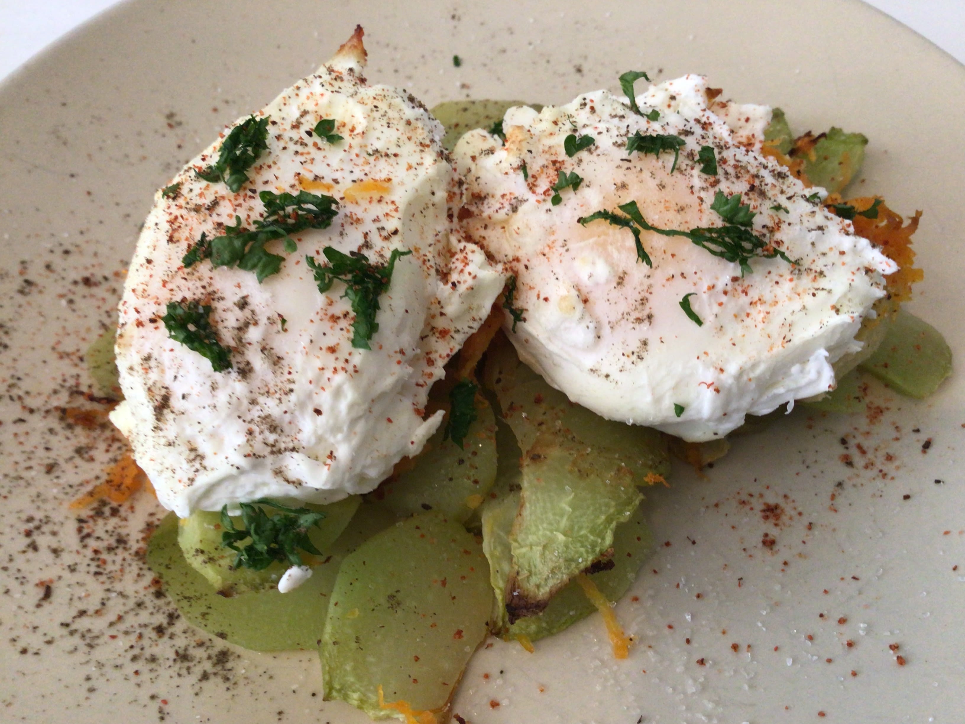 Poached Egg on Choko | bunch