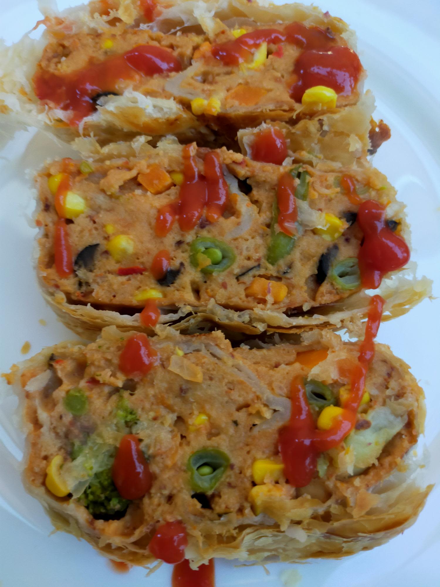 Puff Pastry Veggie Rolls | bunch