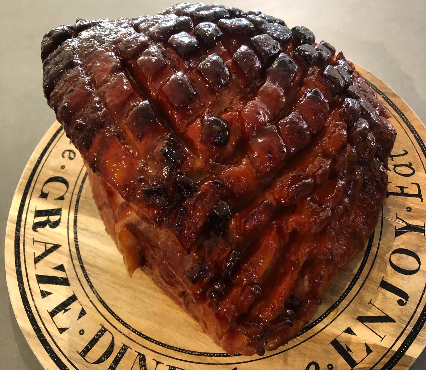 Glazed baked Christmas ham | bunch