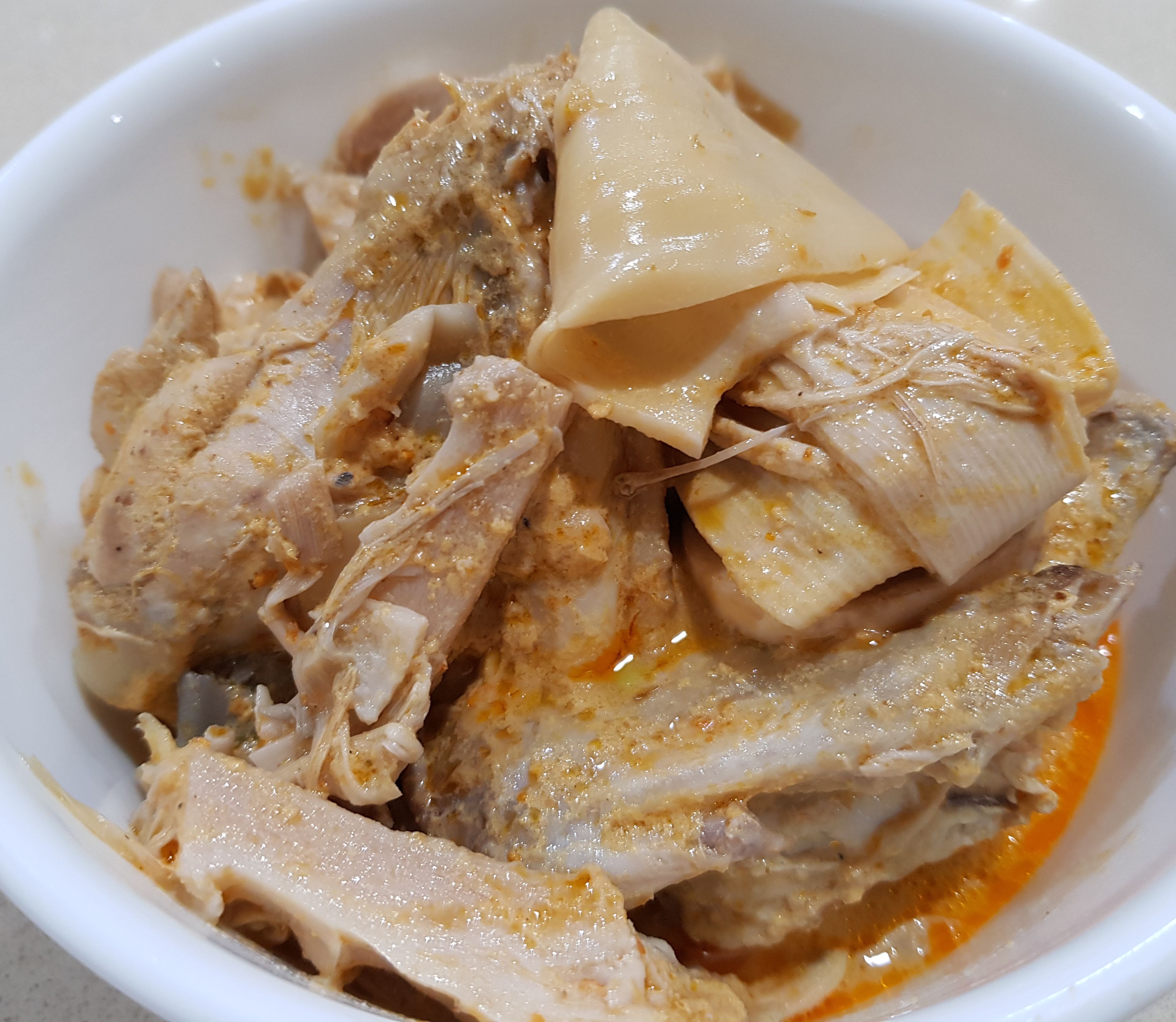 Chicken and Banana blossom curry | bunch