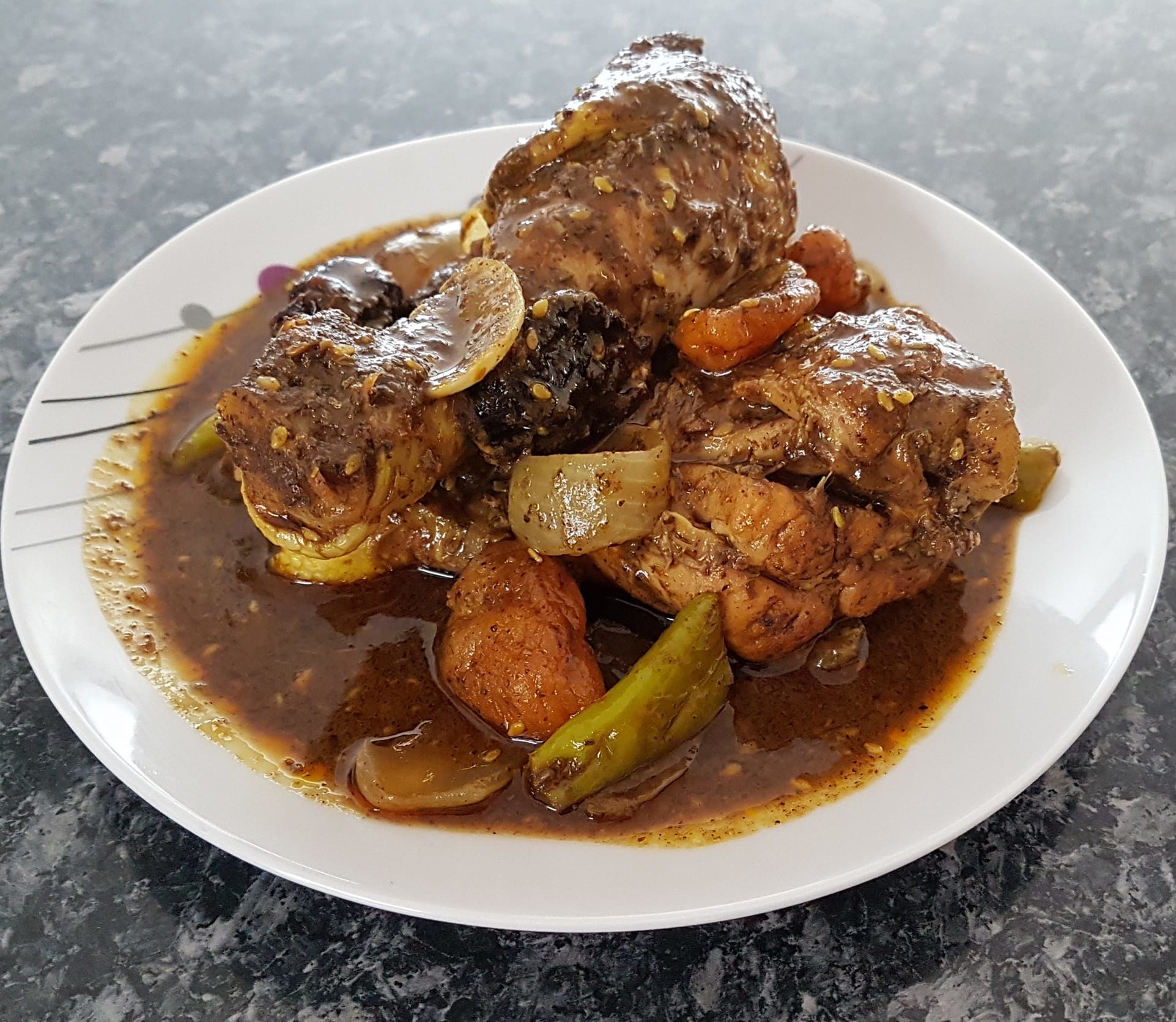 Zaatar Chicken with Apricots and Prunes | bunch