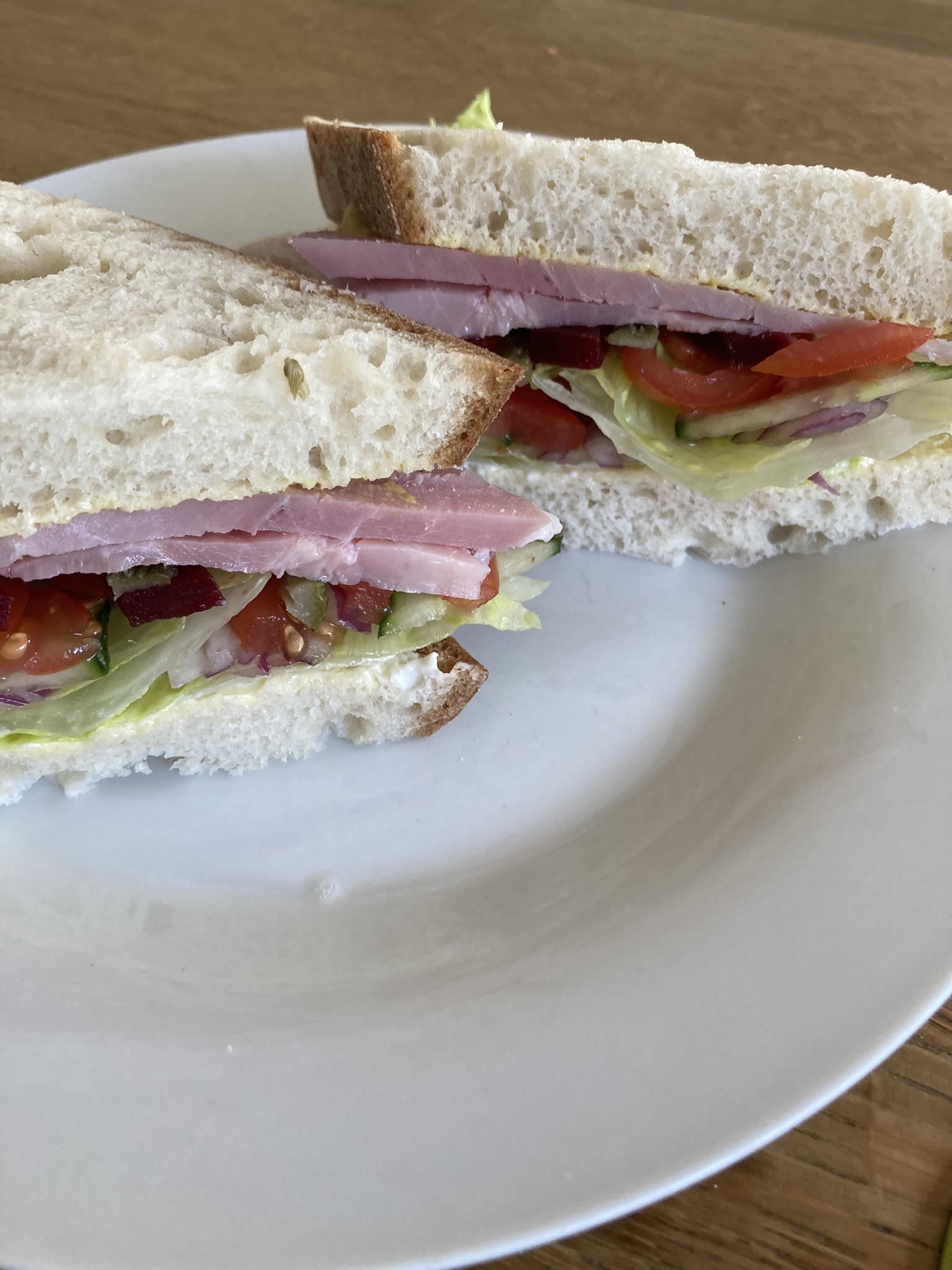 Leftover Christmas Ham Sandwich | bunch